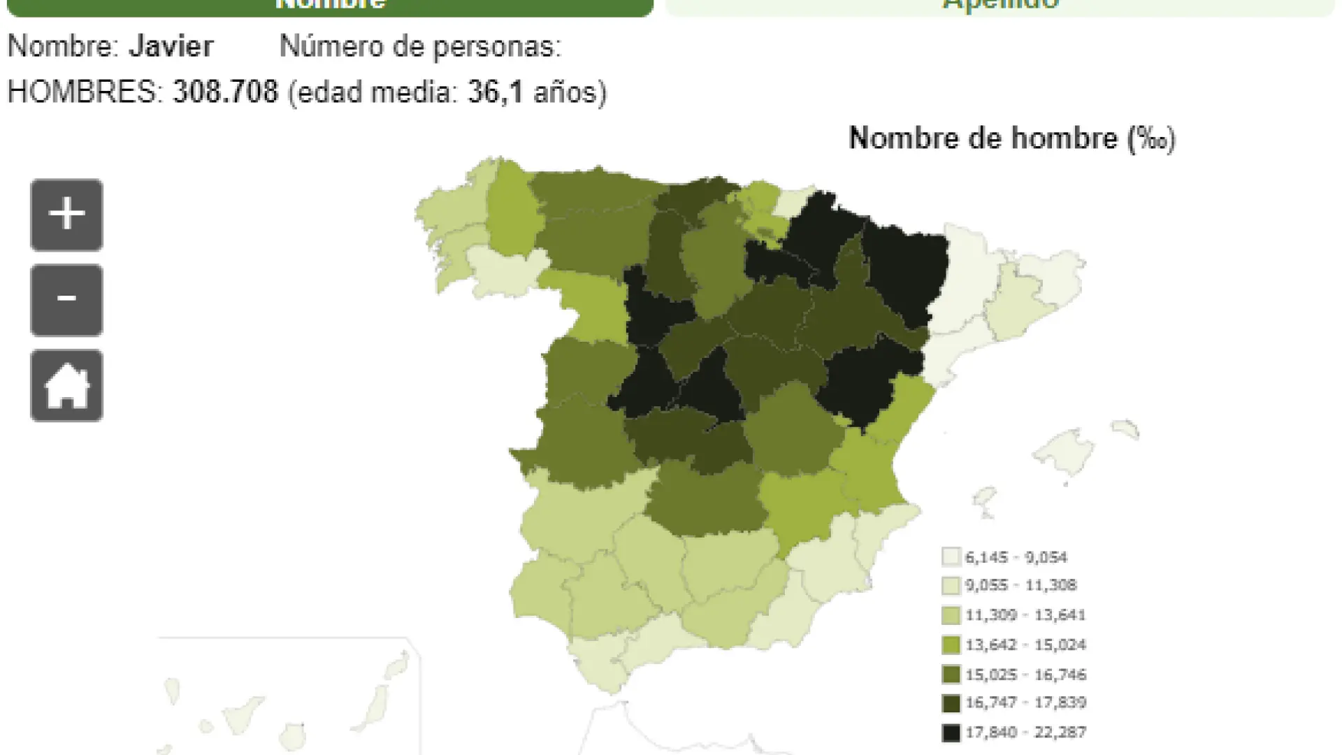 Los 10 nombres y apellidos más comunes en Madrid: consulta cuántas ...