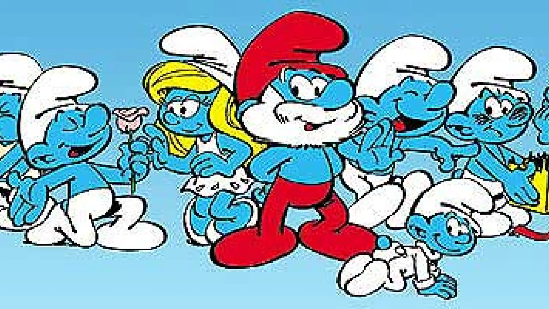 Los pitufos están de fiesta