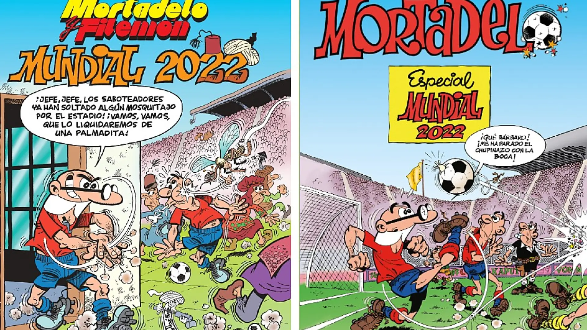 Mortadelo y Filemón viajan a Qatar en sus dos últimos libros, dedicados ...