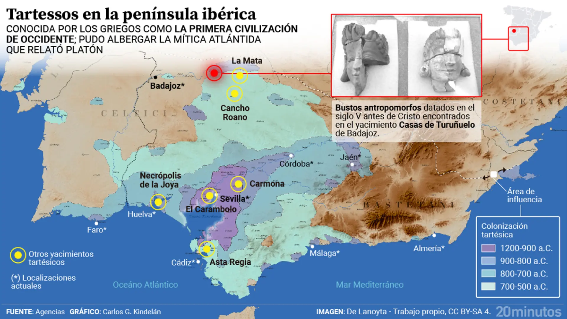 Tartessos, el misterioso pueblo que habitó el sur de la Península y que ...