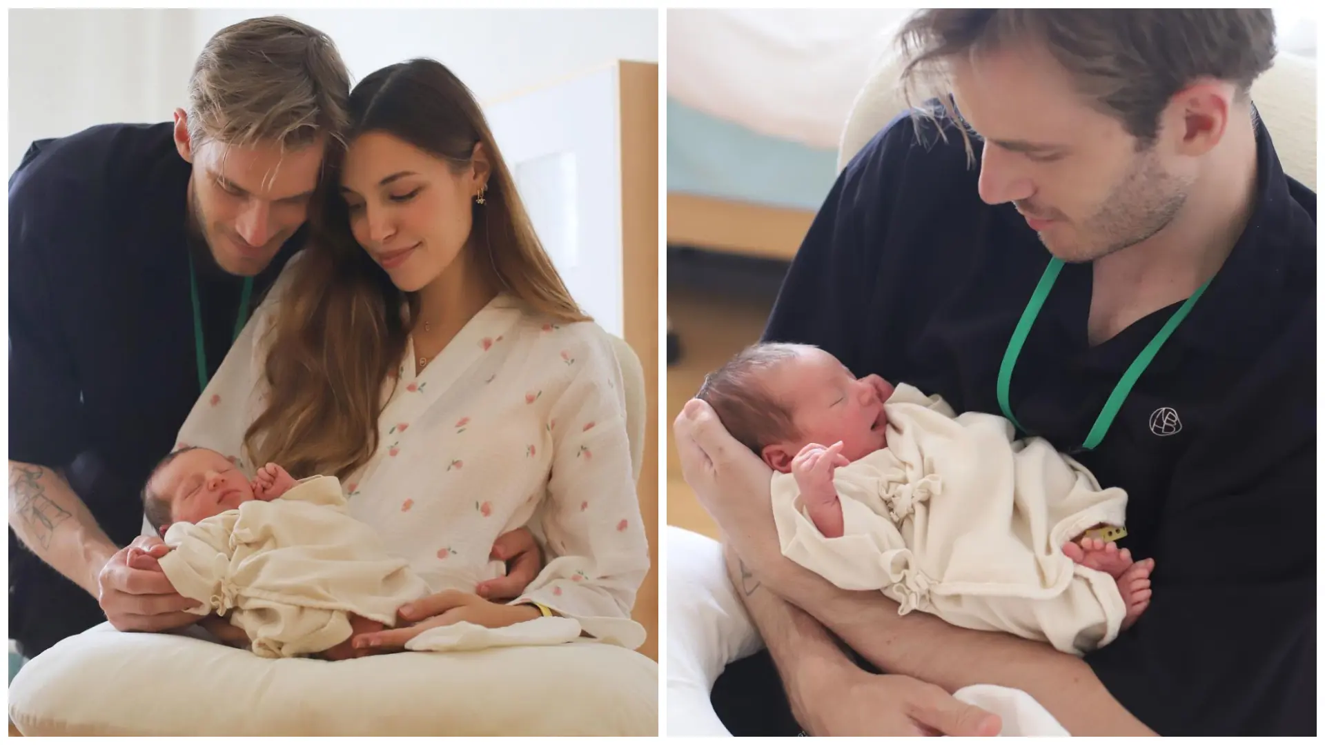 El 'youtuber' PewDiePie presenta a Björn, su primer hijo junto con su mujer Marzia