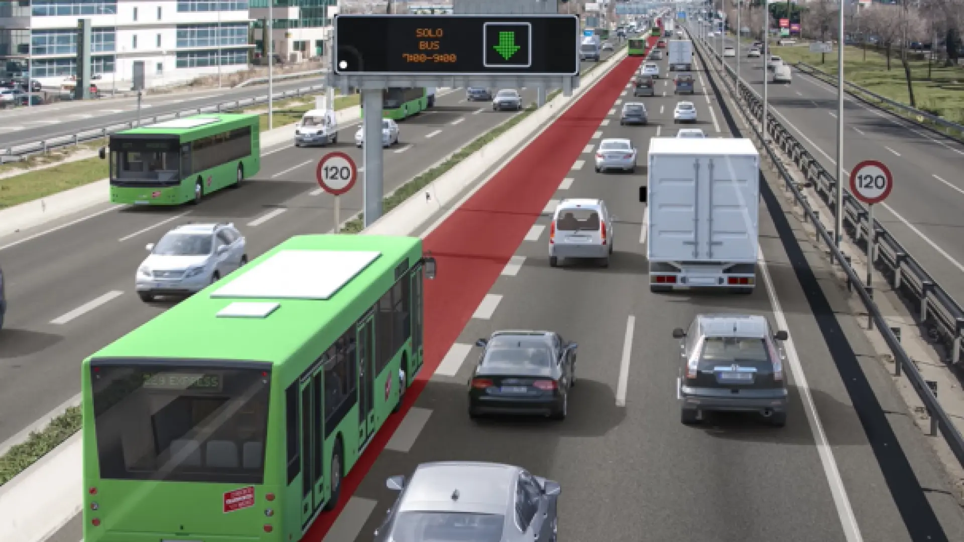 El carril bus VAO de la A-2, más cerca: el Ministerio de Transportes ...