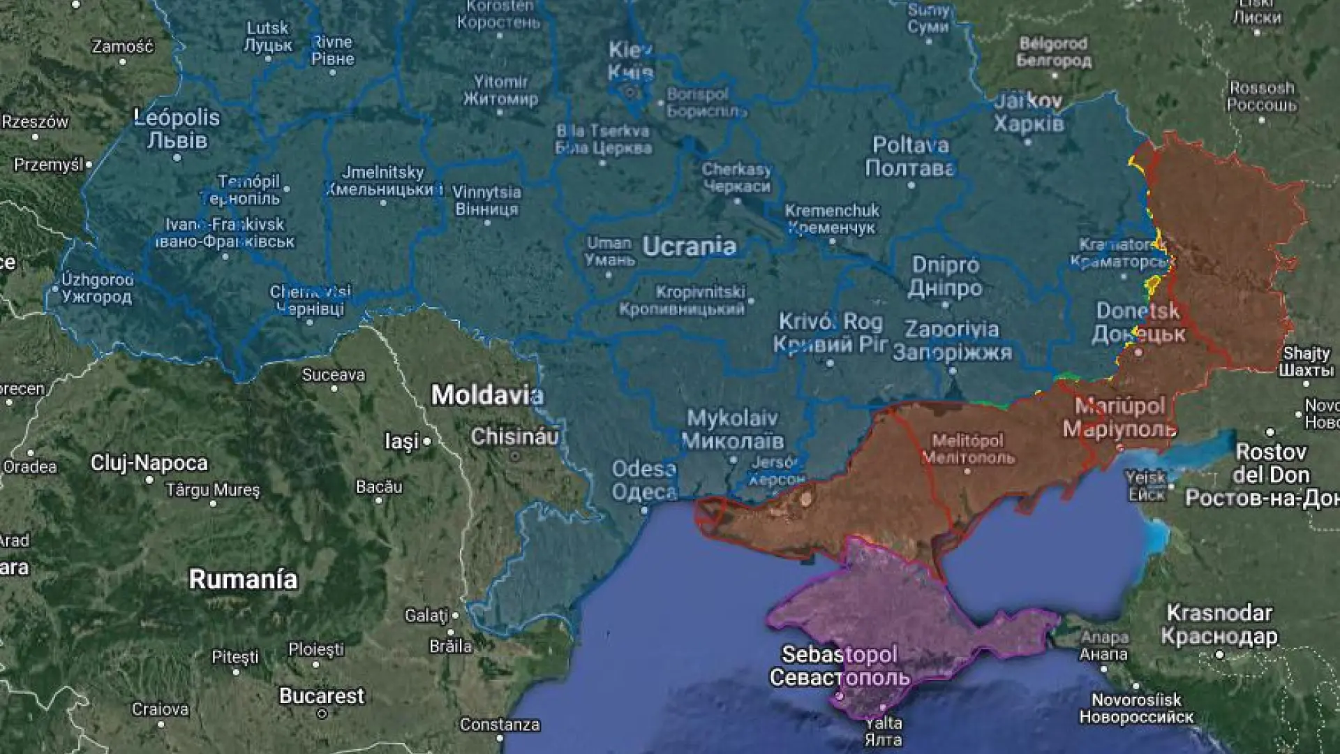 El mapa de la guerra en agosto: Rusia bombardea la región de Zaporiyia y Kiev pide misiles para ...