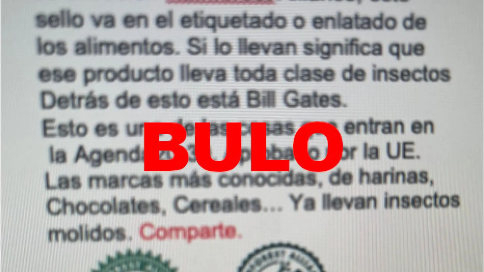 La conspiración de que Rainforest Alliance y Bill Gates ponen insectos ...