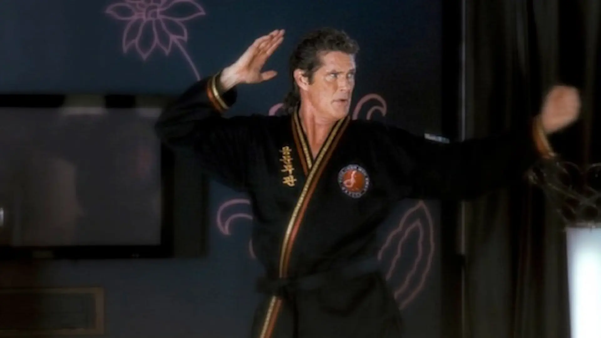 David Hasselhoff en 'Dancing Ninja'