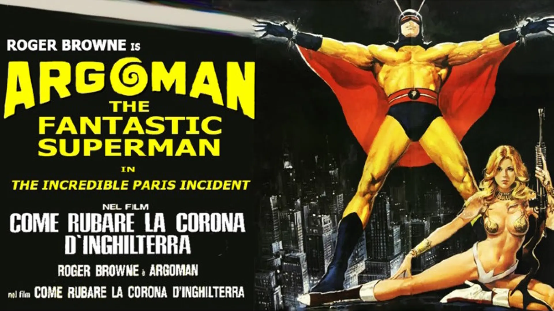 'Argoman': el superman italiano al ataque