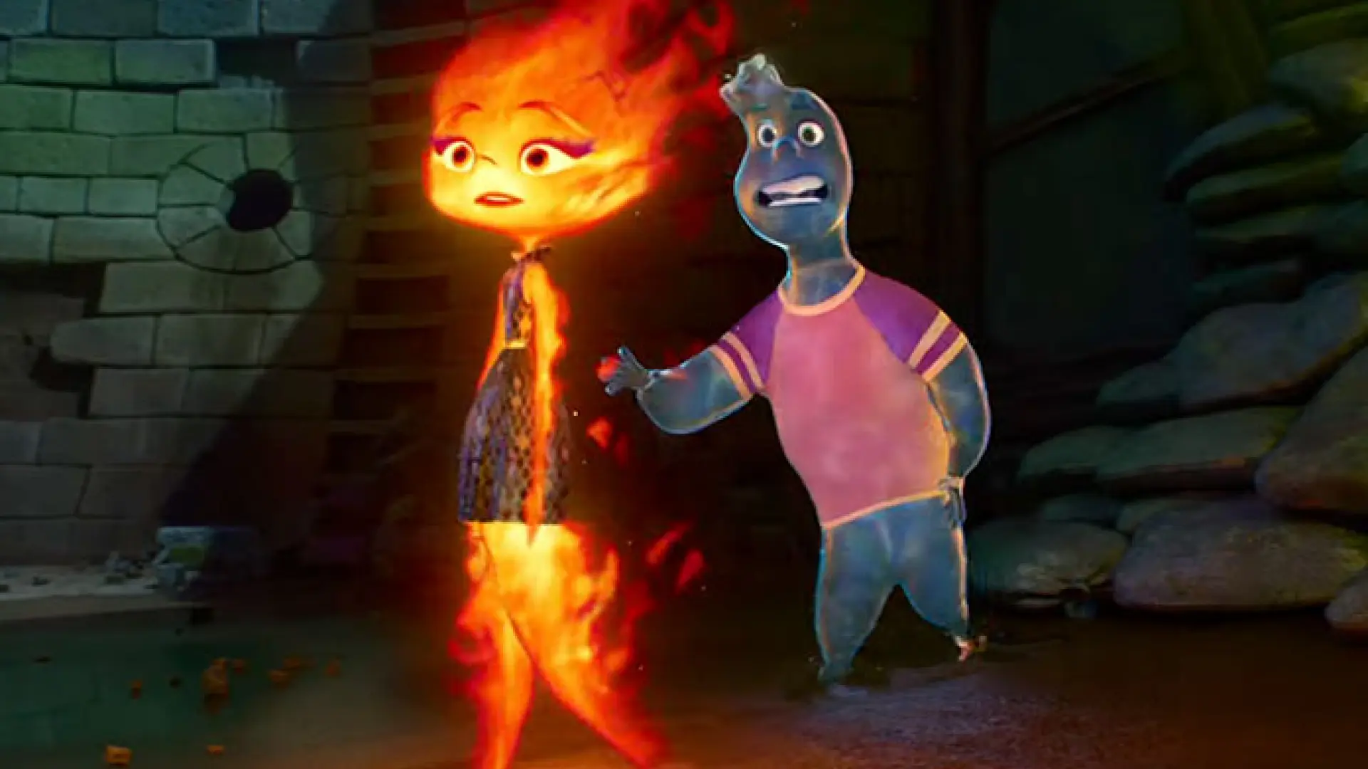 Tráiler completo de 'Elemental' de Pixar, una historia de amor de agua ...