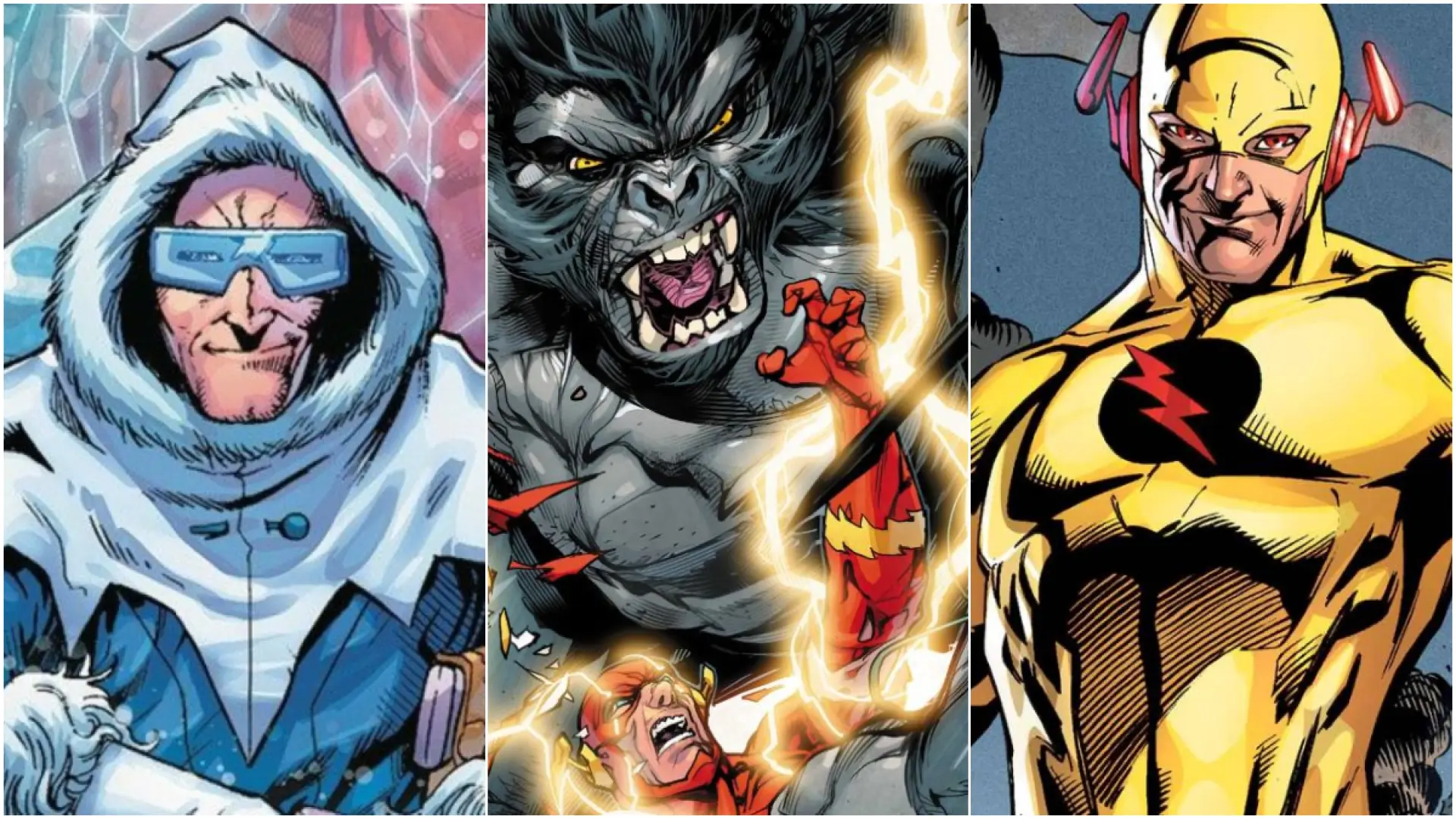 Los villanos más icónicos de Flash, de Flash Reverso al Capitán Boomerang