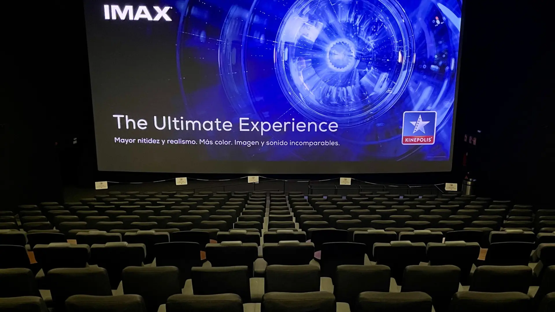 Kinépolis inaugura su primera sala IMAX en España, en la Ciudad de la ...