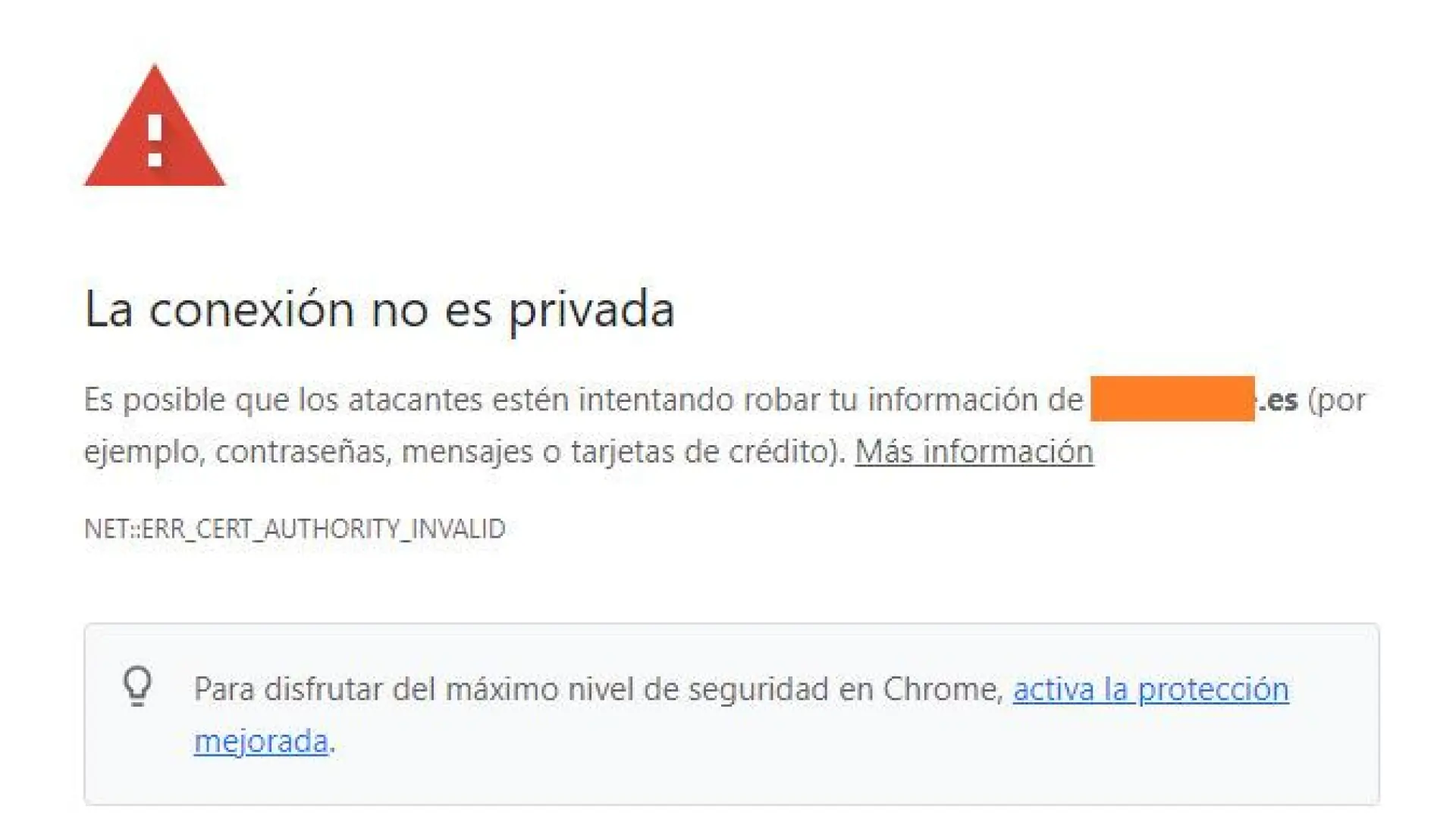 Qué hacer cuando el navegador te indica que estás accediendo a un sitio ...