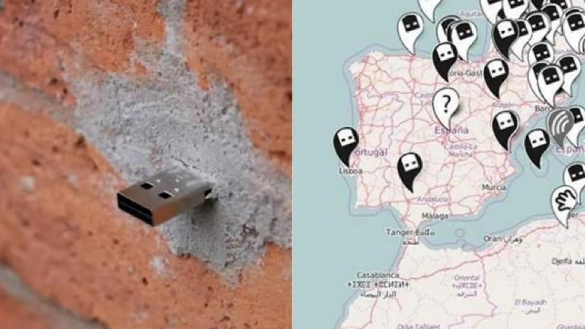 ¿Qué son esos USB incrustados en las paredes de las ciudades y por qué ...