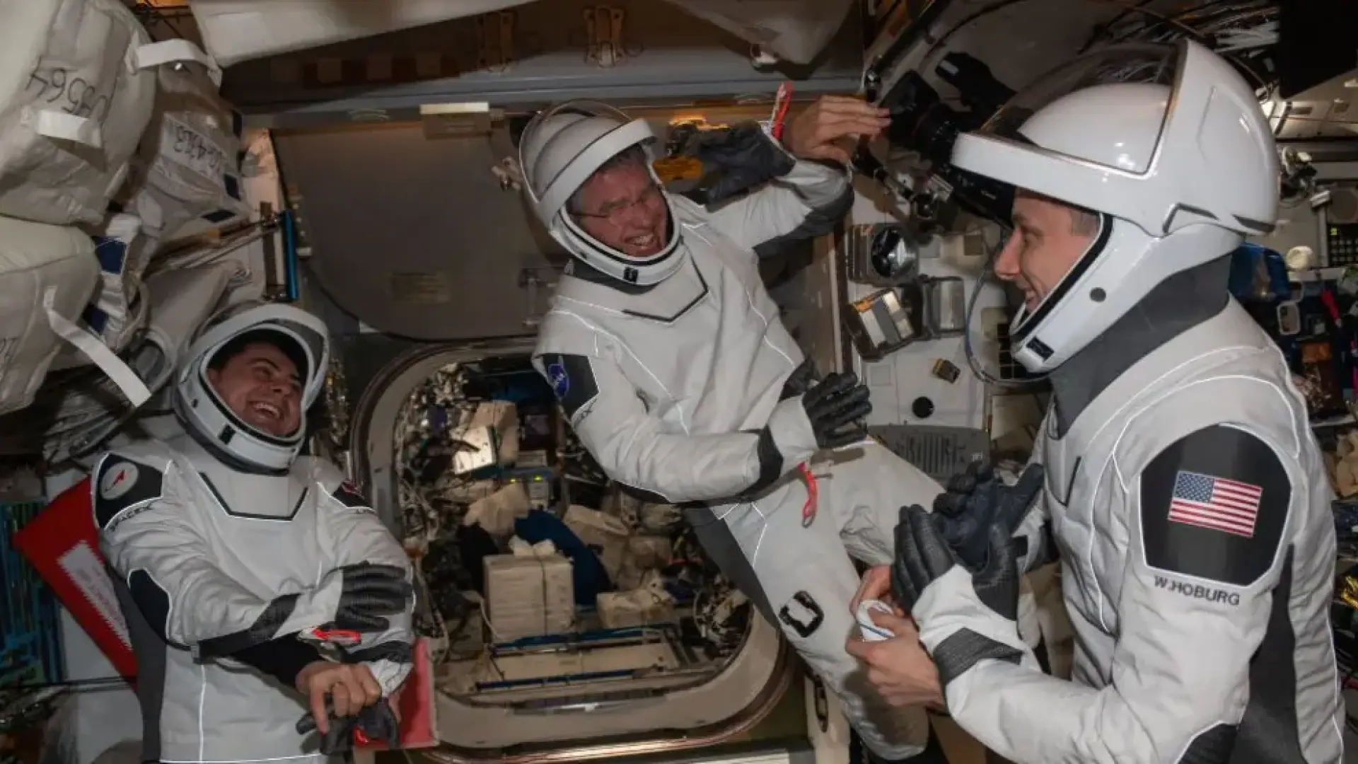 Los Astronautas De La Misión Crew 7 De La Nasa Y Spacex Ya Están En La