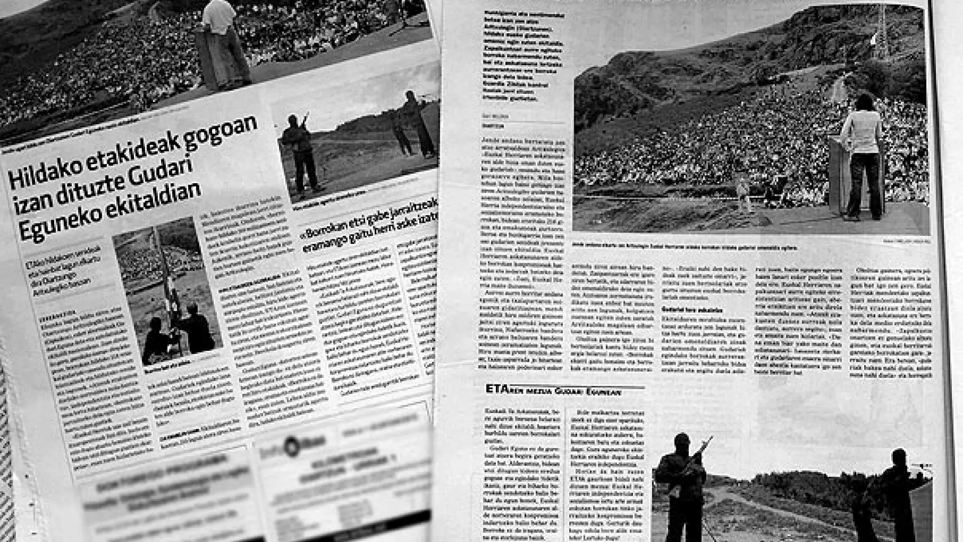 ¿Hablaban en nombre de ETA los encapuchados?