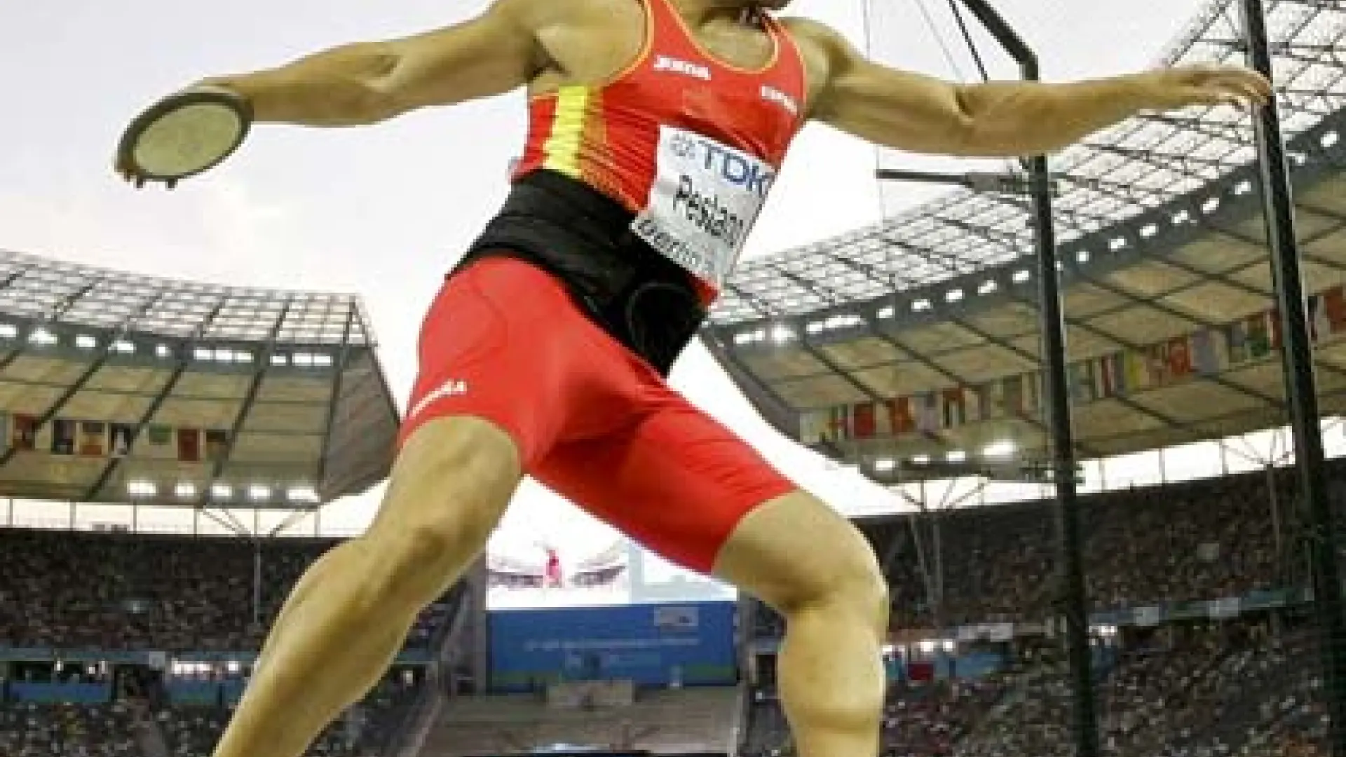 Mario Pestano acaba décimo en la final de lanzamiento de disco en Berlín