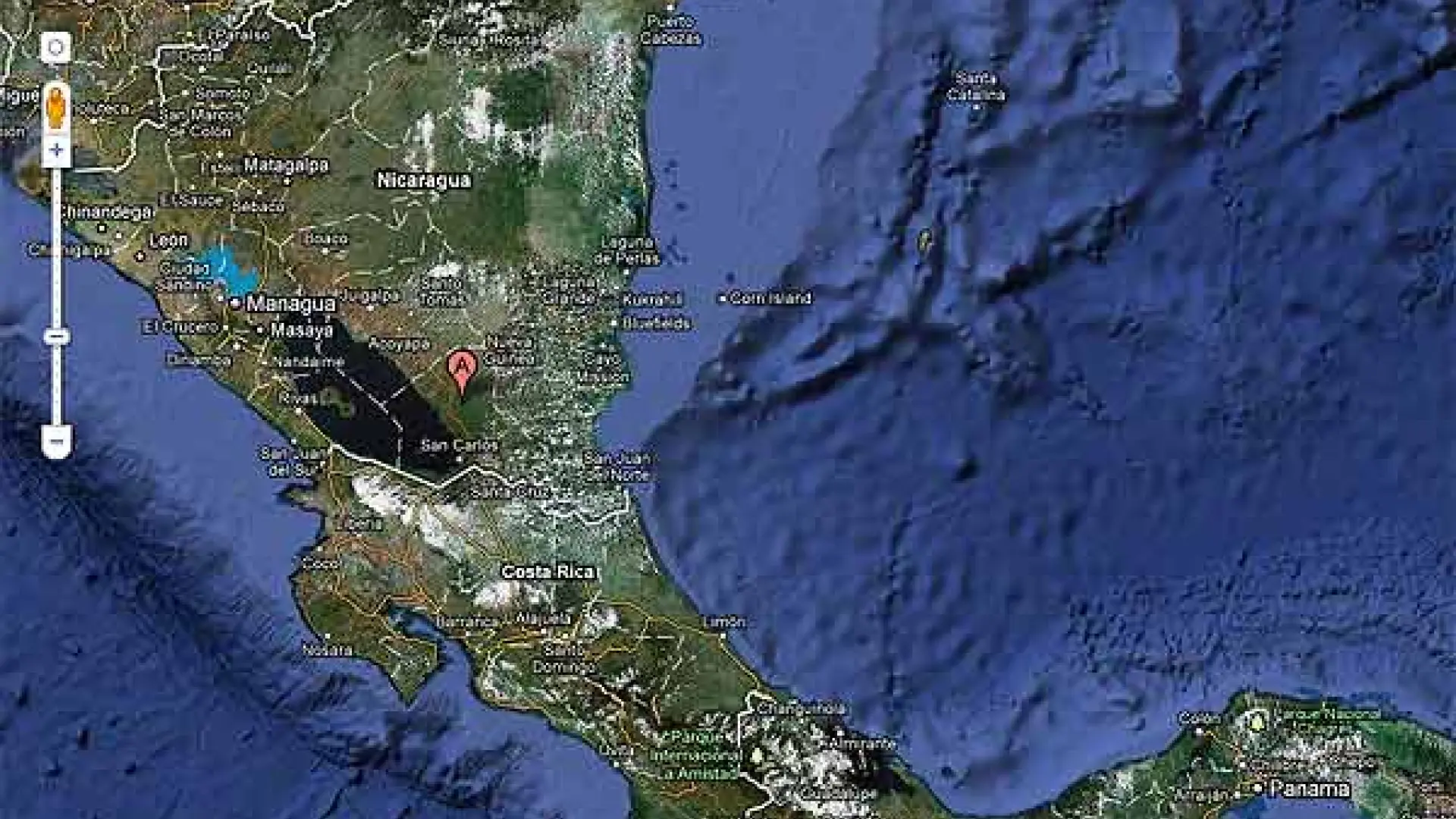 Google Maps reabre el litigio fronterizo entre Costa Rica y Nicaragua ...