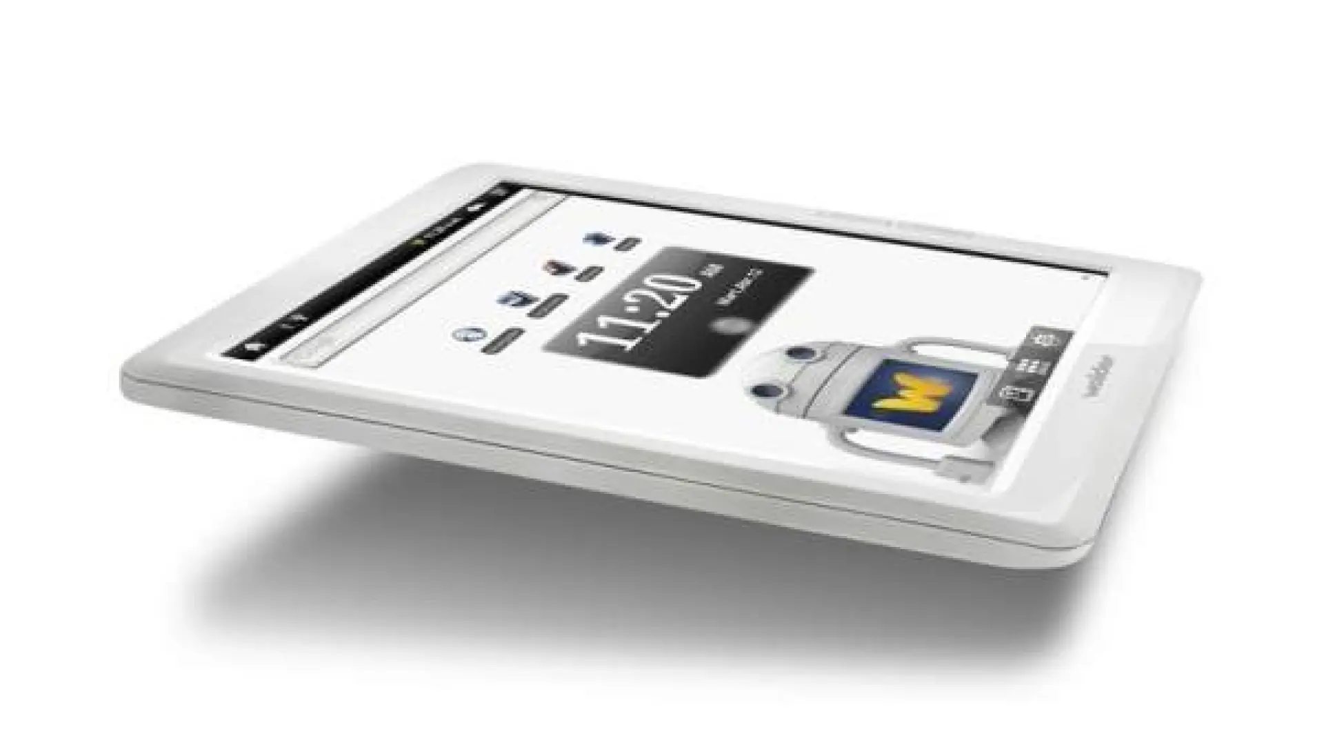 El lector de libros electrónicos se acerca a la tableta