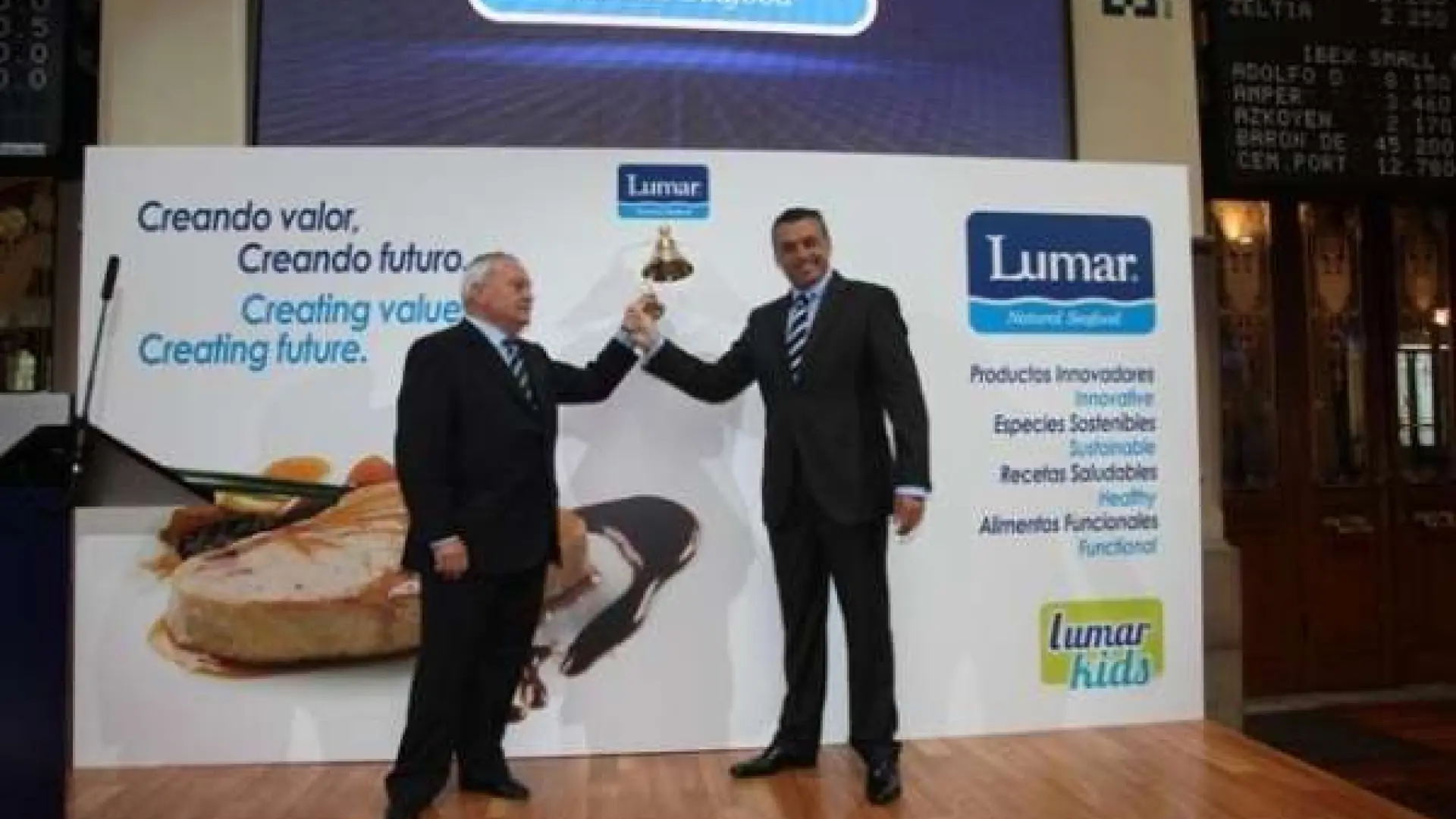 La conservera Lumar Natural Seafood debuta en bolsa con una subida del ...