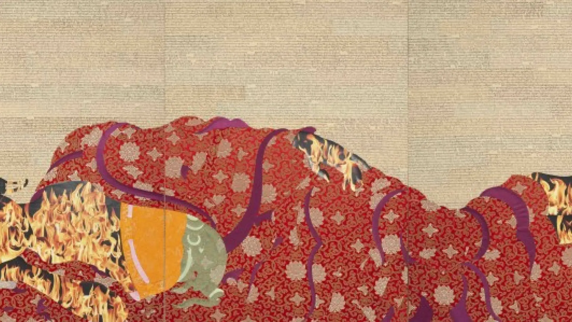 El artista tibetano Tenzing Rigdol expone cuadros basados en los monjes ...