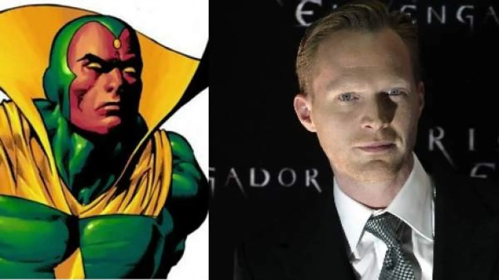 El actor Paul Bettany será Visión en la próxima entrega de 'Los Vengadores'