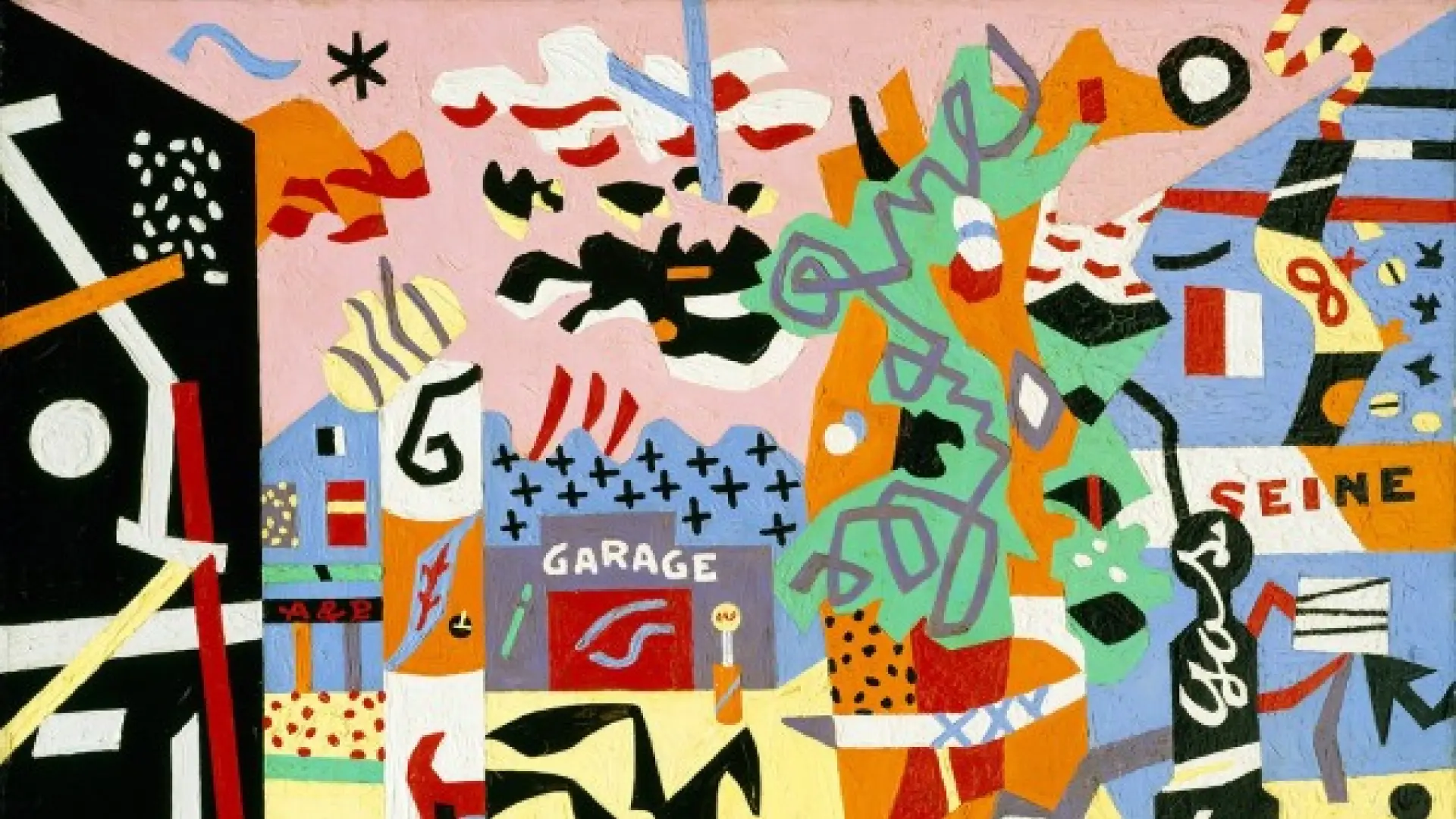Stuart Davis, artista que pintaba como improvisando jazz