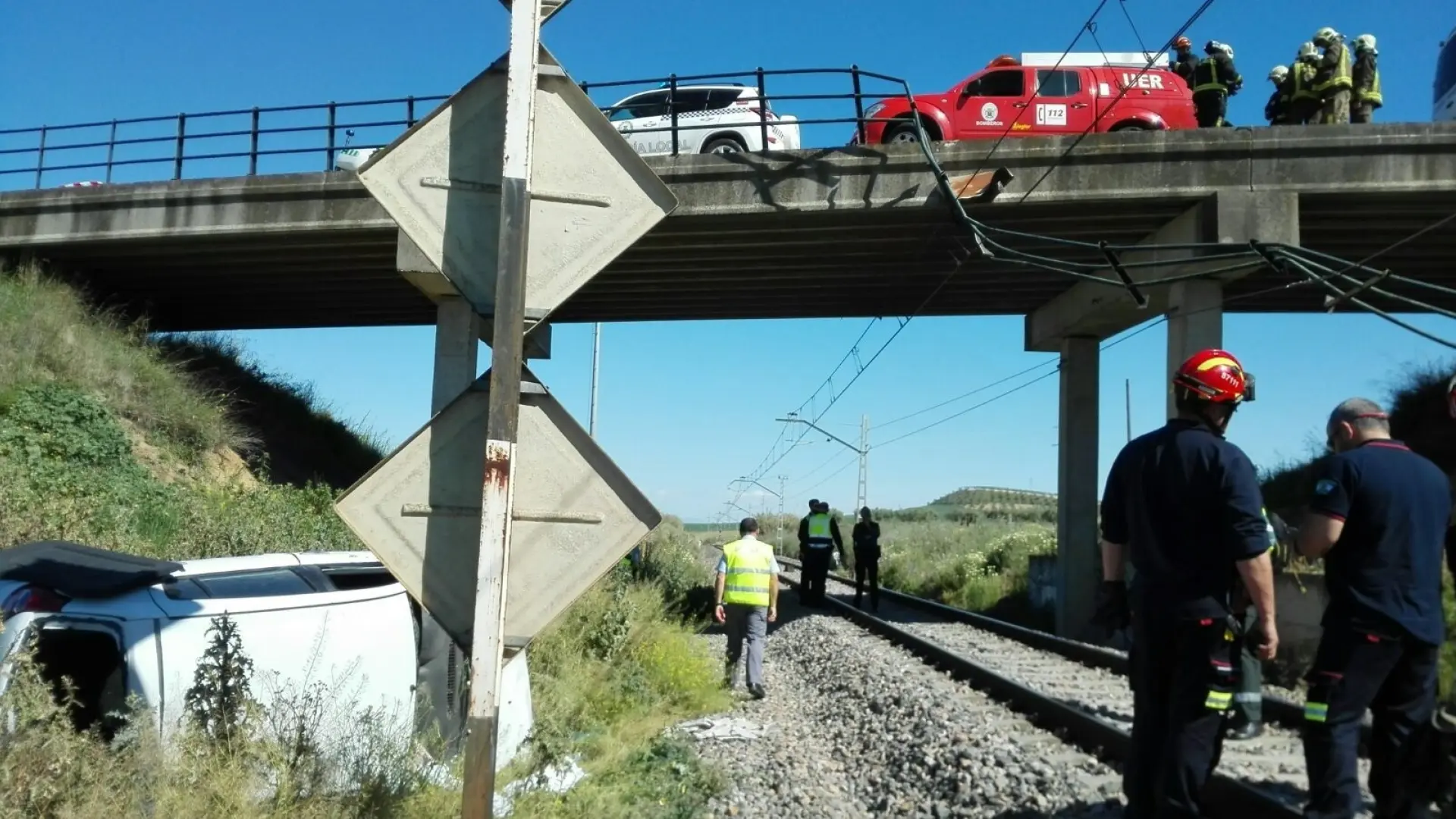 Restablecida la circulación ferroviaria entre Sevilla y Huelva tras el accidente en Valencina