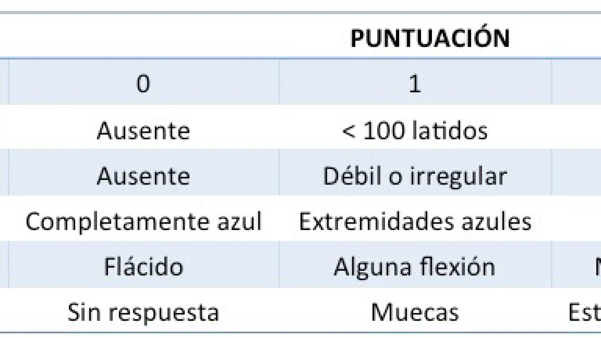 El test de APGAR: las notas del bebé en el parto