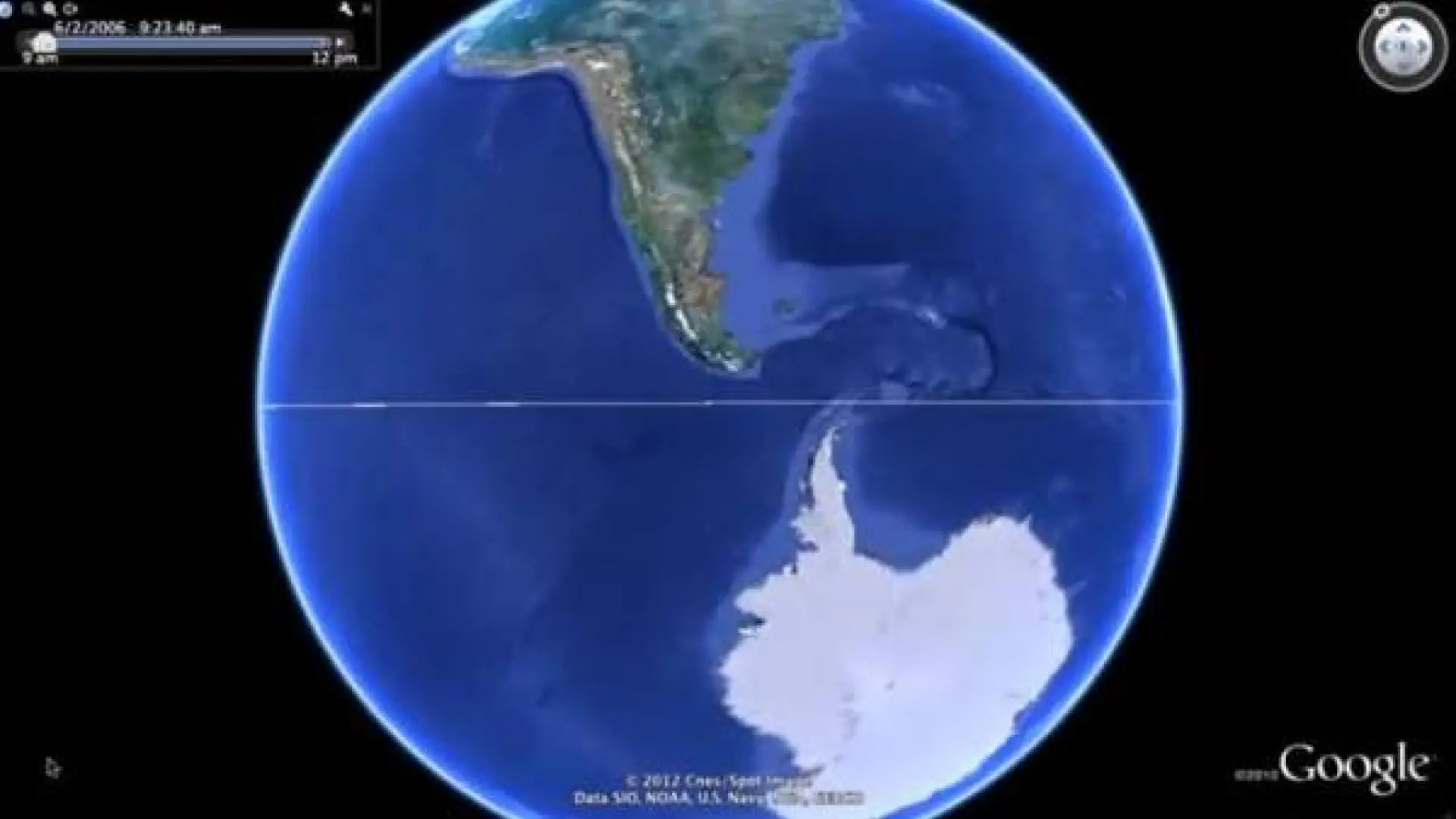 ¿Cuál es la máxima distancia que se puede recorrer por mar en línea recta?