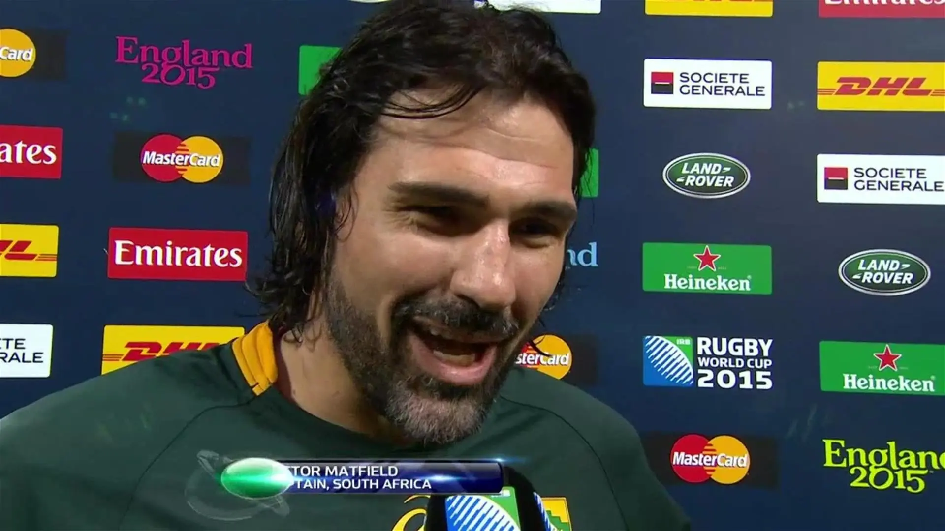 Qué fue de... Victor Matfield: el 'springbok' con más partidos