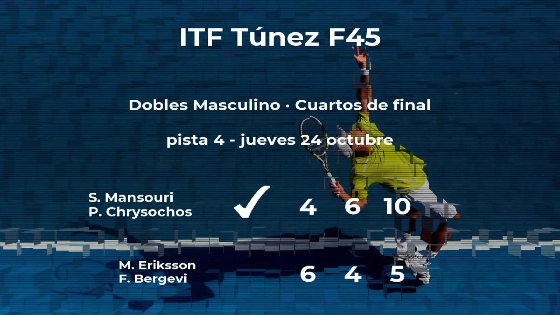 Resultados de tenis en directo: partido Skander Mansouri y Petros ...