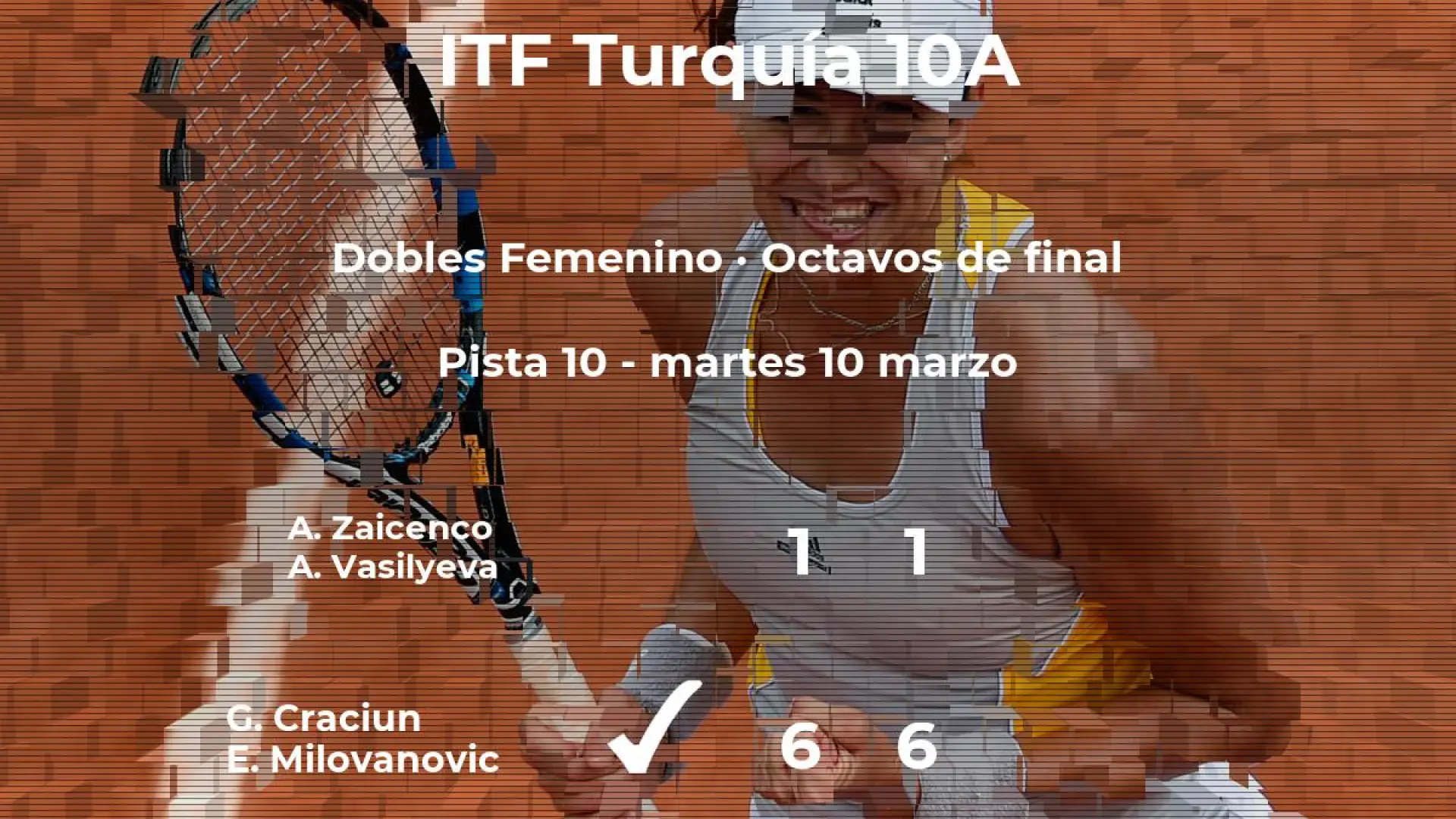 Resultados de tenis en directo: partido Georgia Andreea Craciun y Elena ...