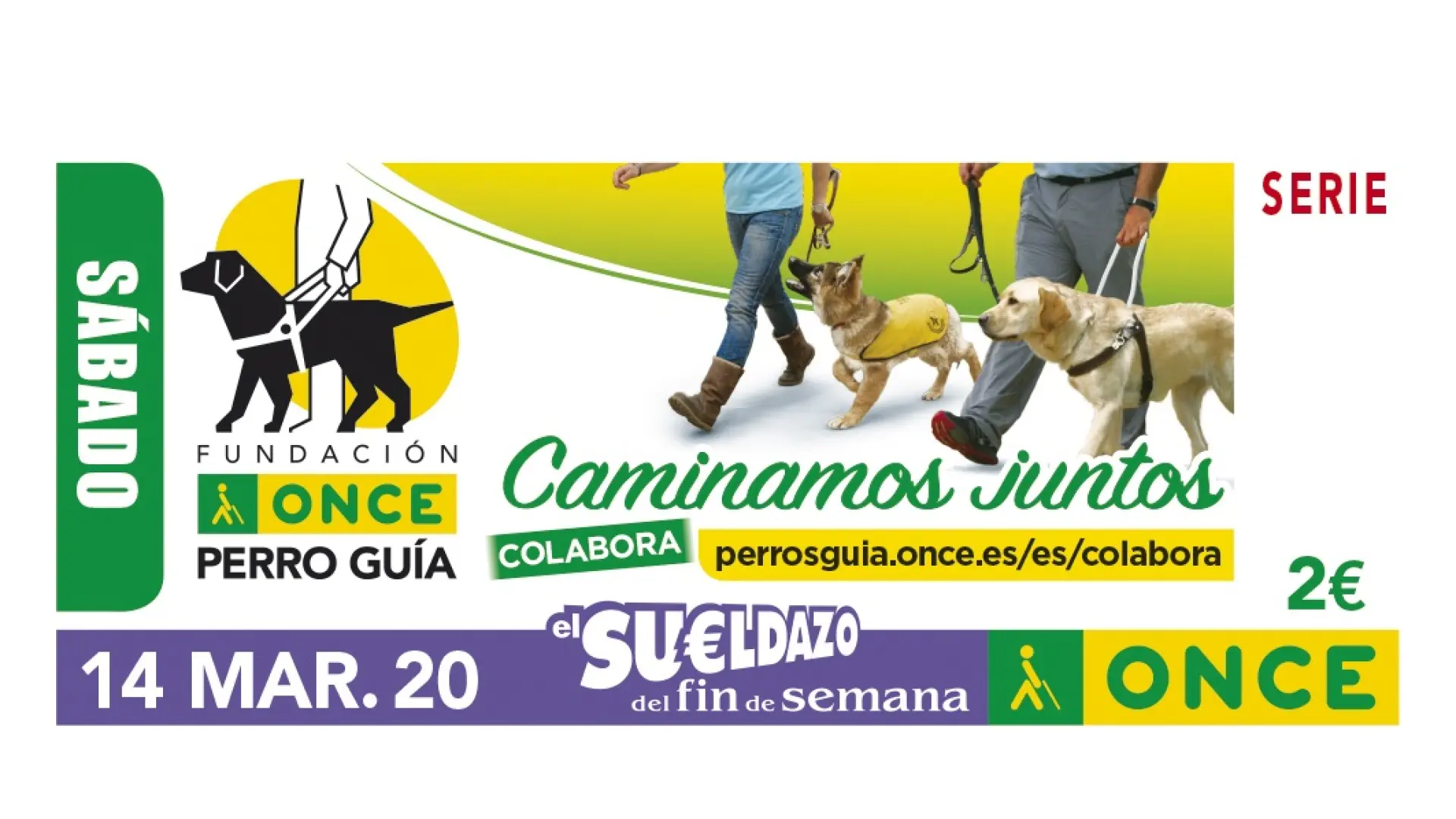 La ONCE dedica los 5,5 millones de cupones de este sábado a los 45 ...