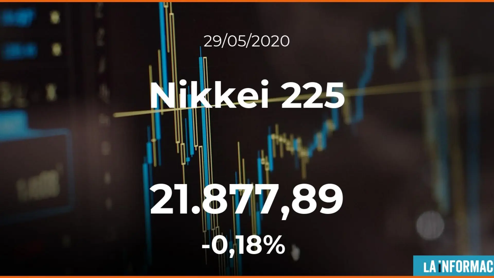 Cotización del Nikkei 225 del 29 de mayo