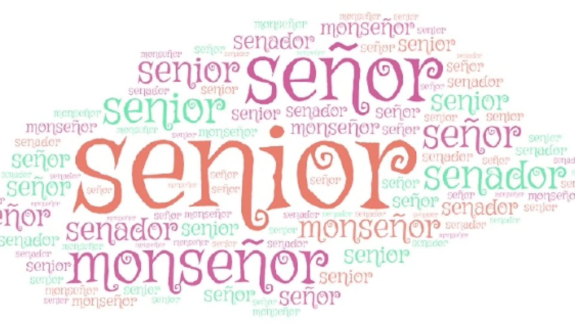 ‘Señor’, ‘senior’, ‘monseñor’ y ‘senador’, cuatro términos que ...