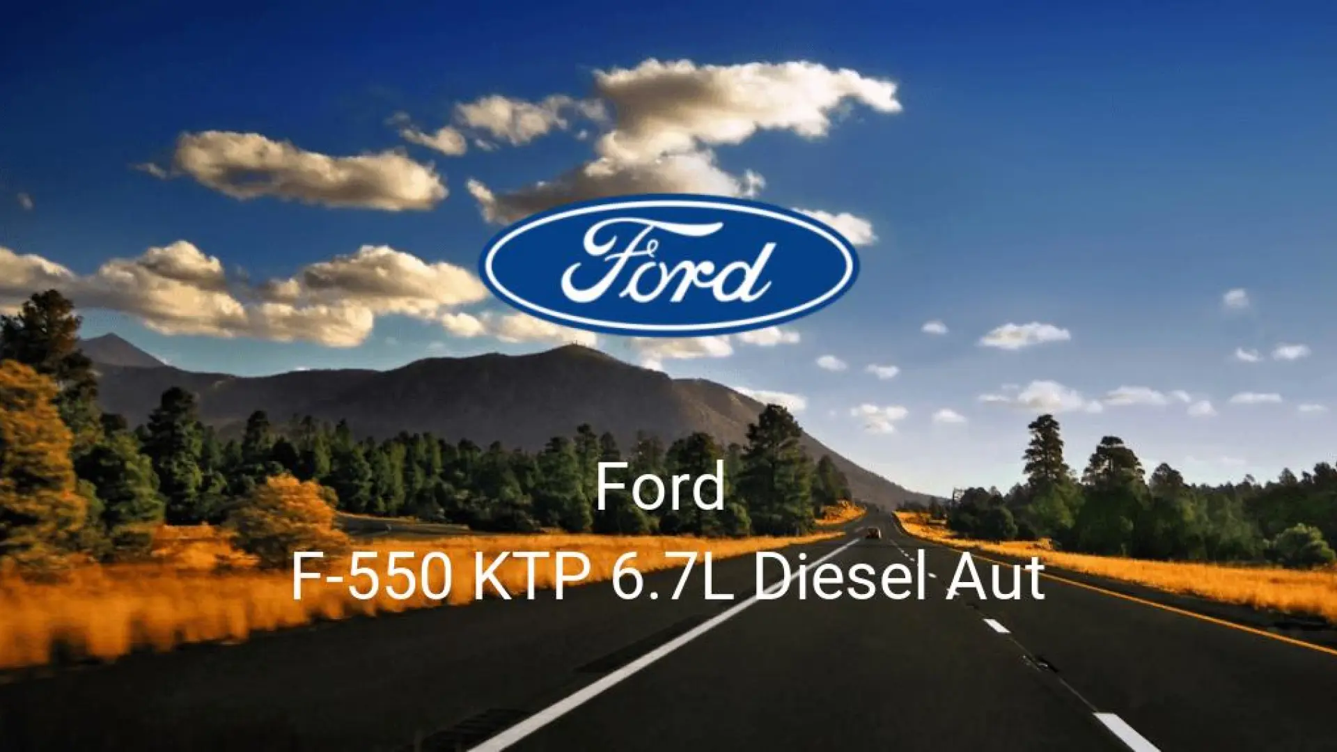 Ford F-550 KTP 6.7L Diesel Aut