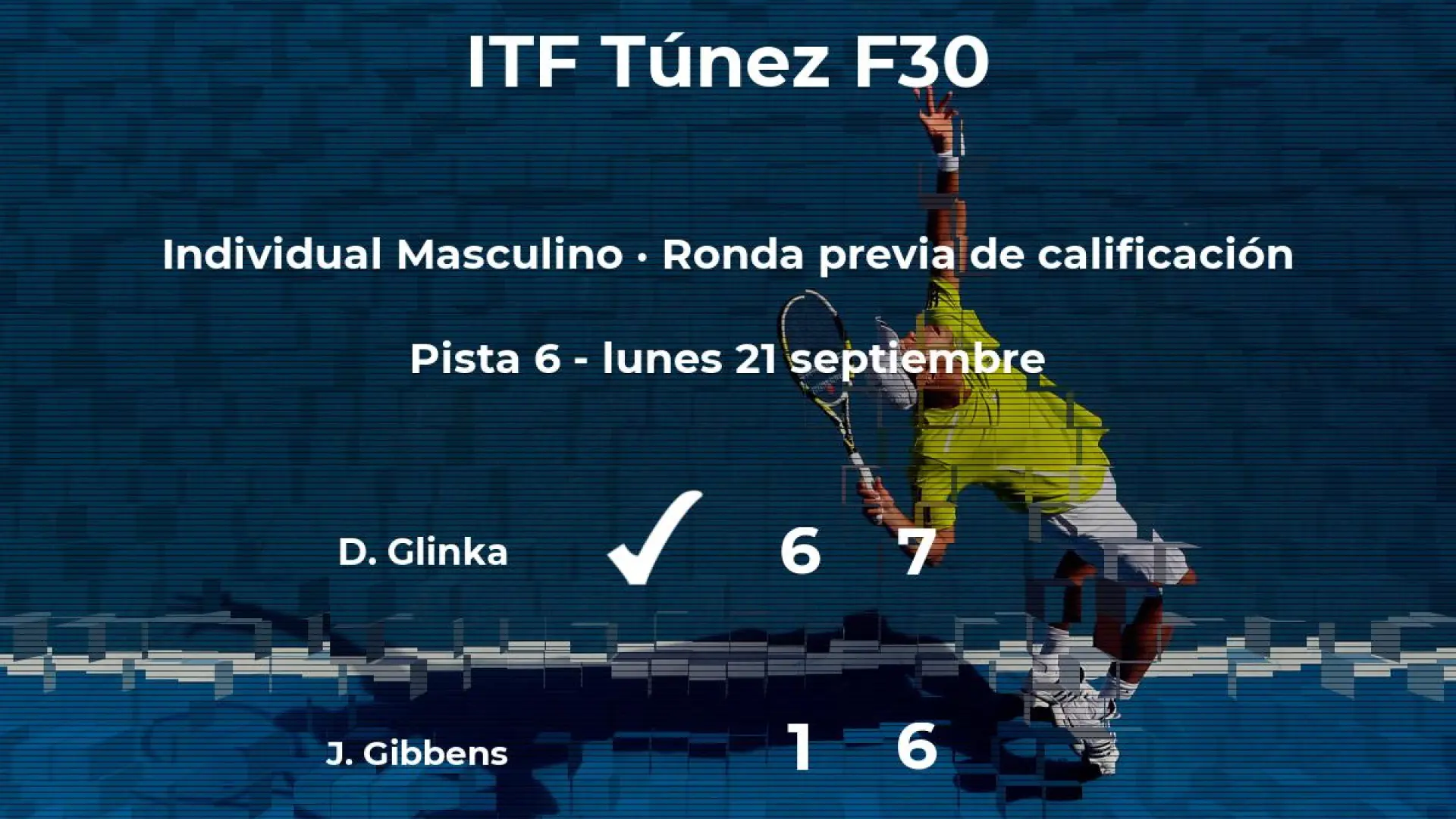Resultados de tenis en directo: partido Daniil Glinka - Jack Gibbens en ...