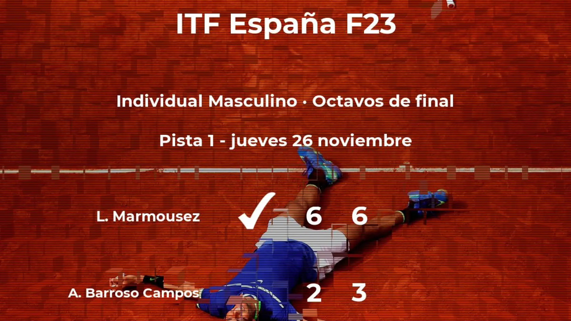 Resultados de tenis en directo: partido Lilian Marmousez - Alberto ...