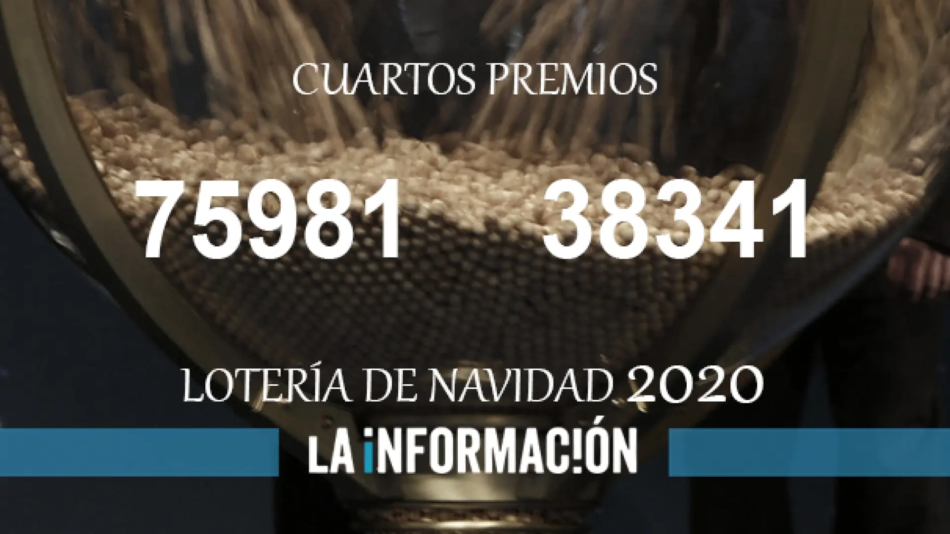 Comprueba los Cuartos Premios de la Lotería de Navidad 2020