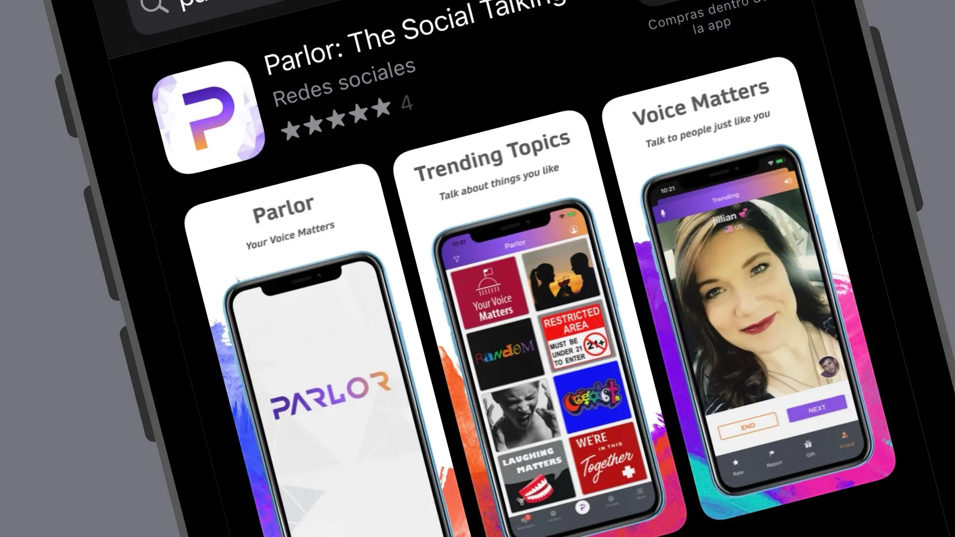 Parlor, la app para chatear con extraños que la gente está descargando ...