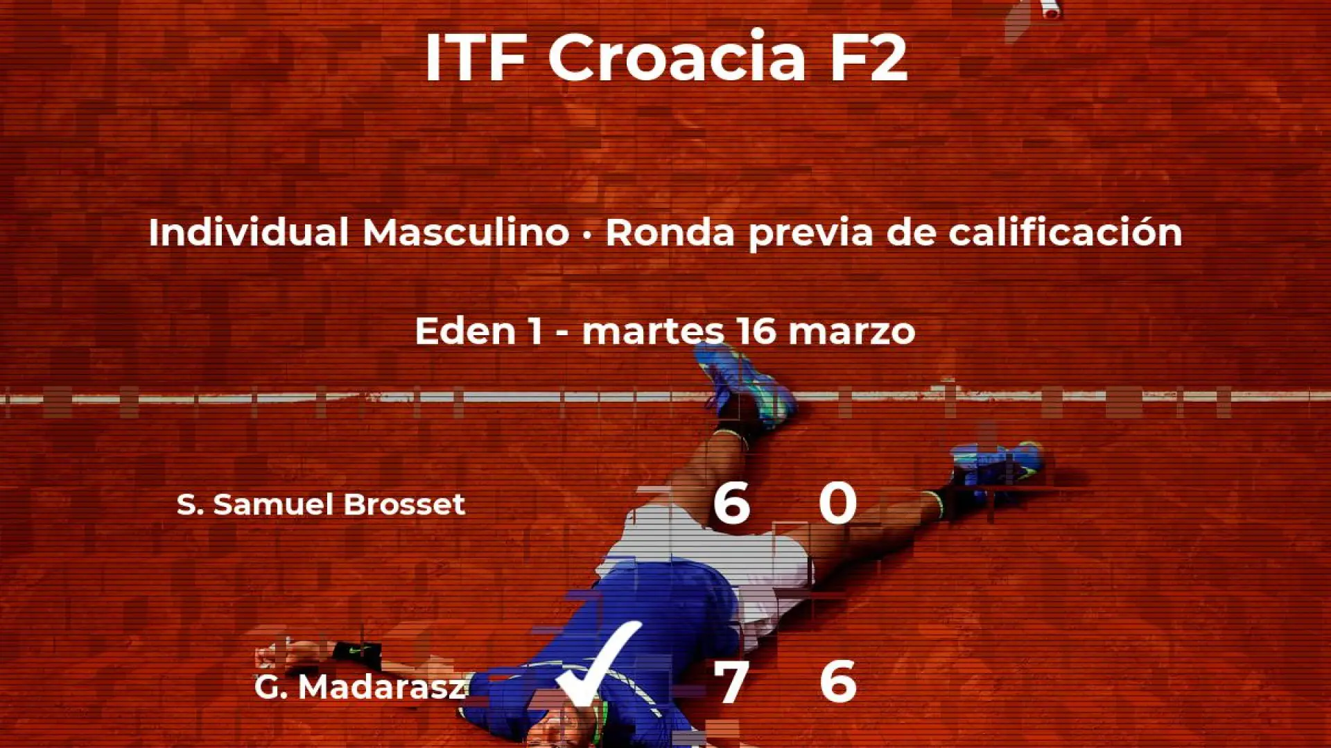 Resultados de tenis en directo: partido Gergely Madarasz - Samuel ...