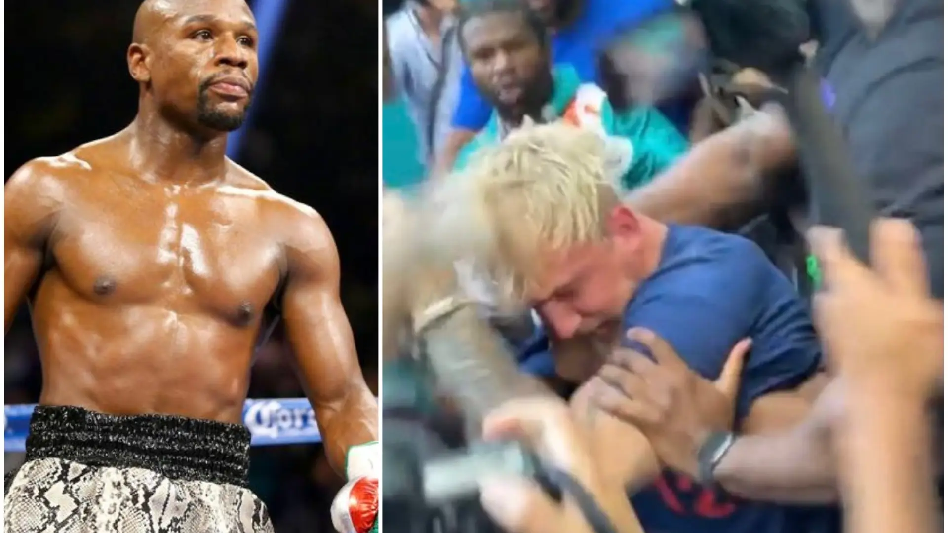 Floyd Mayweather llega a las manos con el hermano de su próximo rival ...