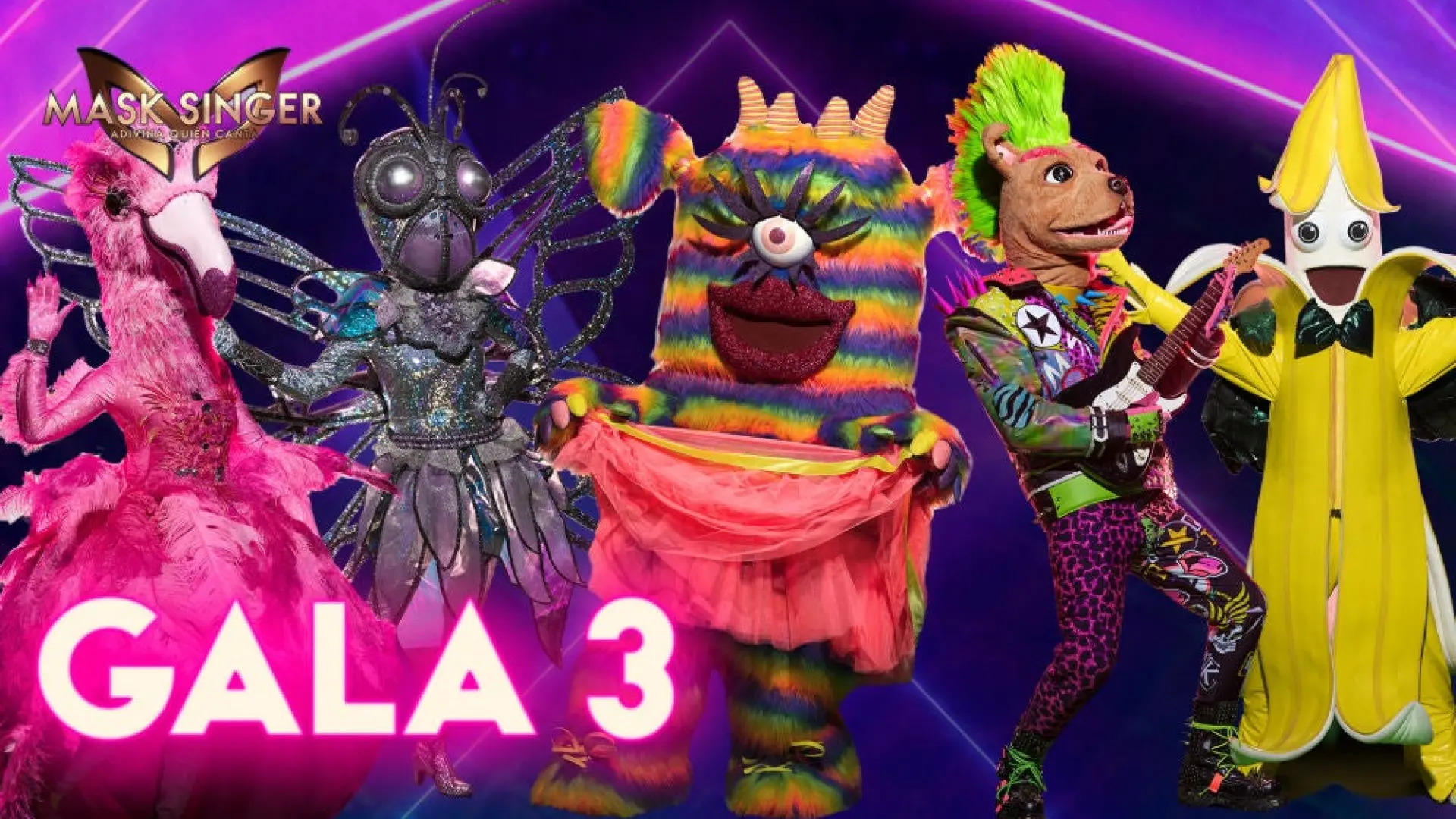 Llega la tercera gala de 'Mask Singer', con Monstruíta, Perro, Mariposa ...
