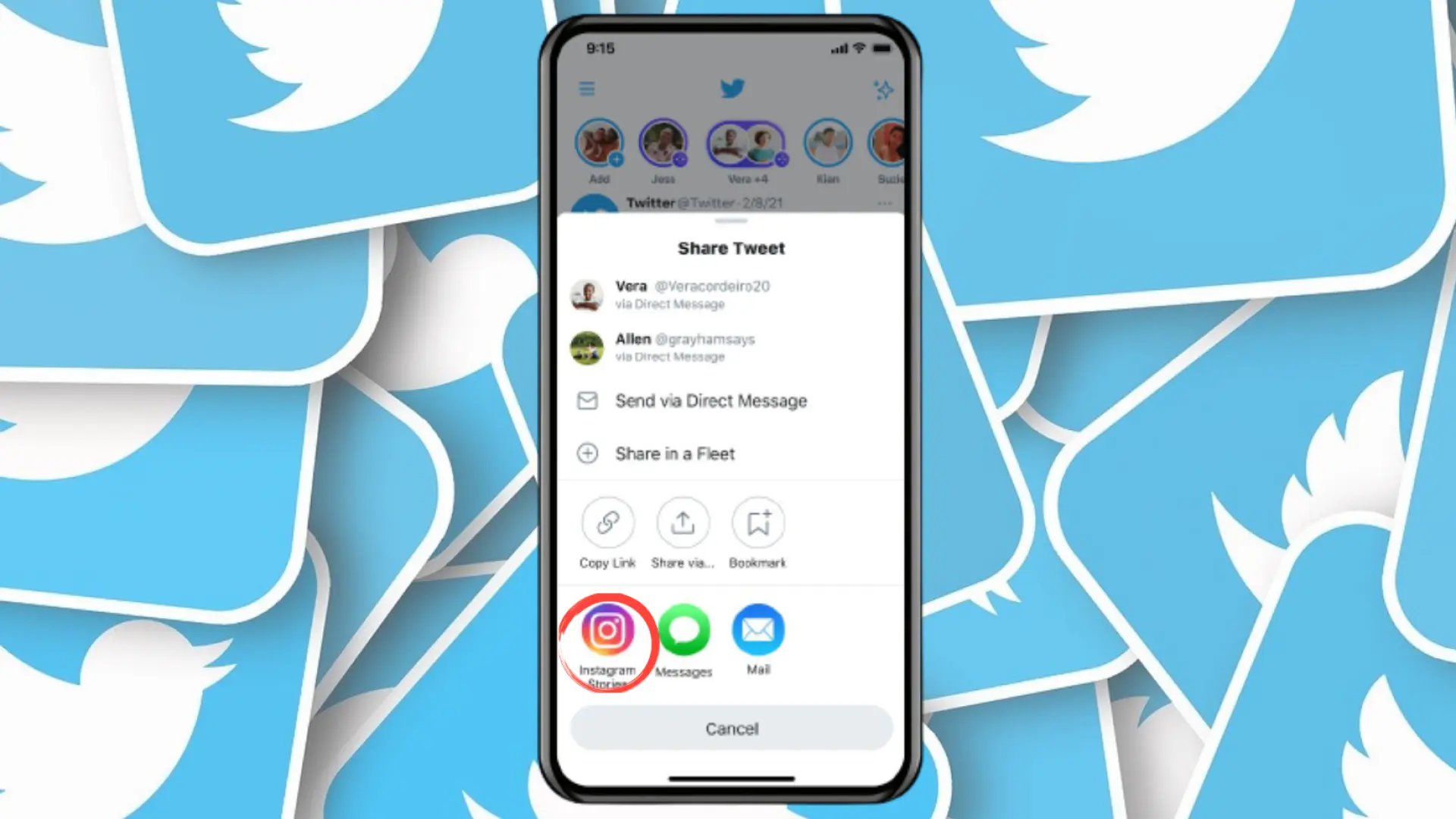 Twitter ahora permite compartir tuits en las Stories de Instagram: así ...