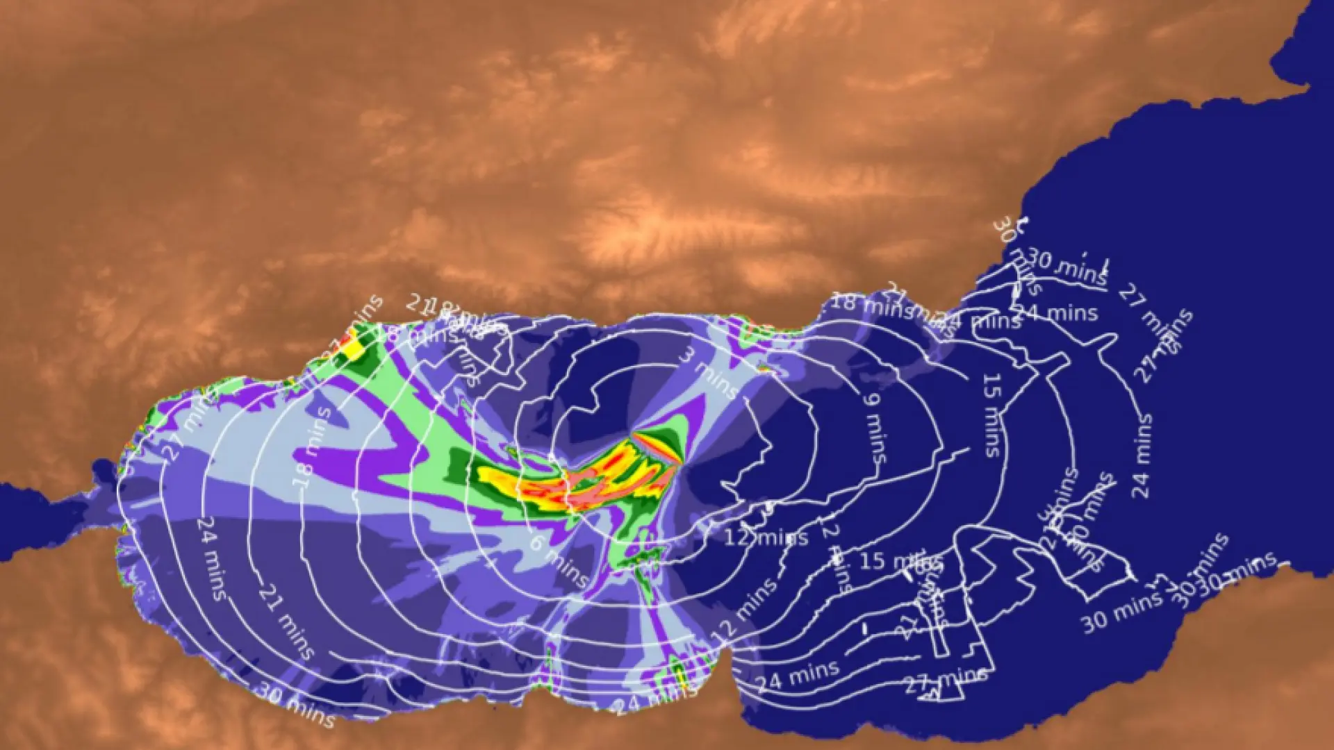 La falla de Averroes del Mar de Alborán puede generar tsunamis o maremotos
