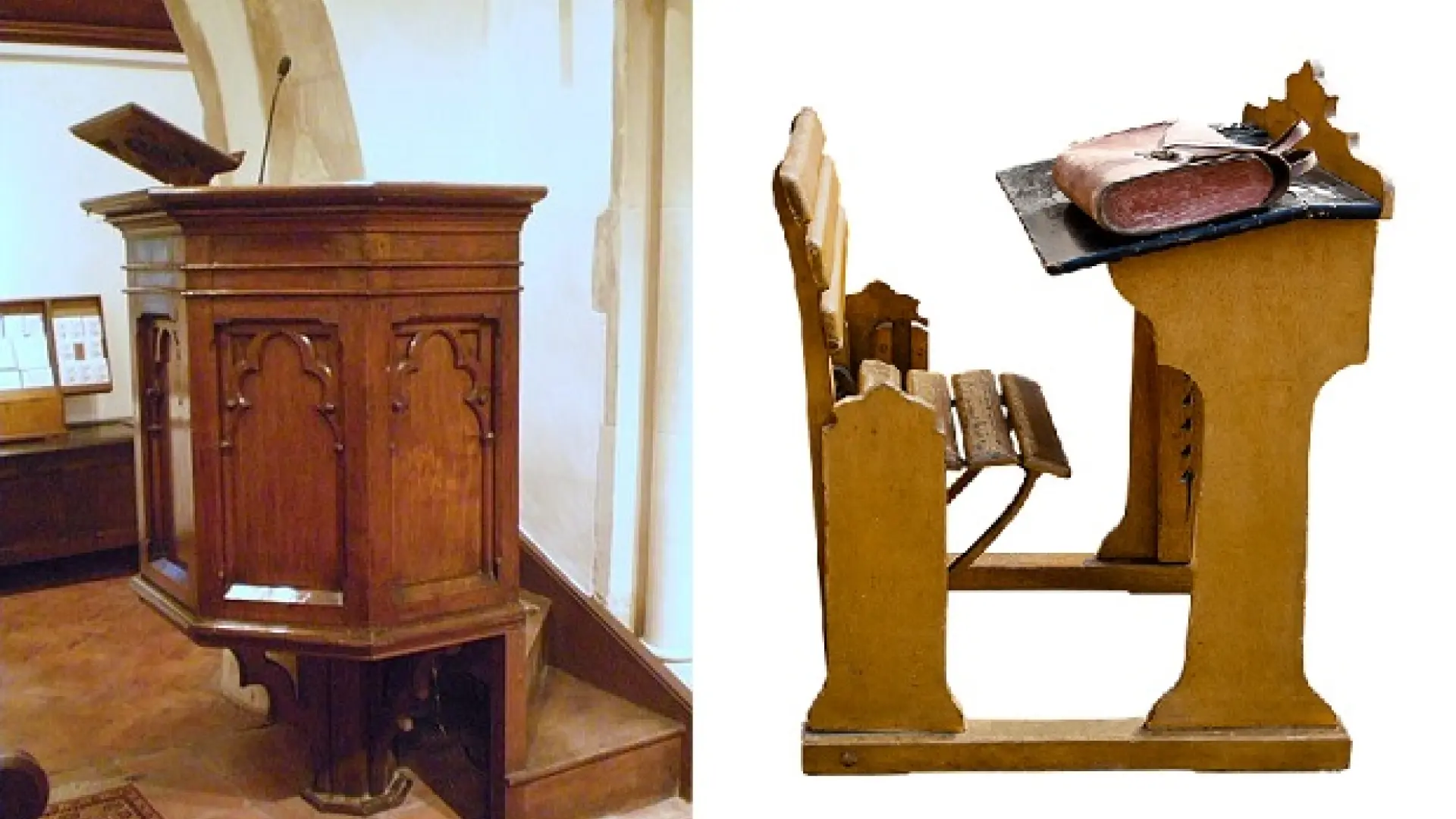 ¿Sabías que los términos ‘púlpito’ y ‘pupitre’ provienen de la misma ...