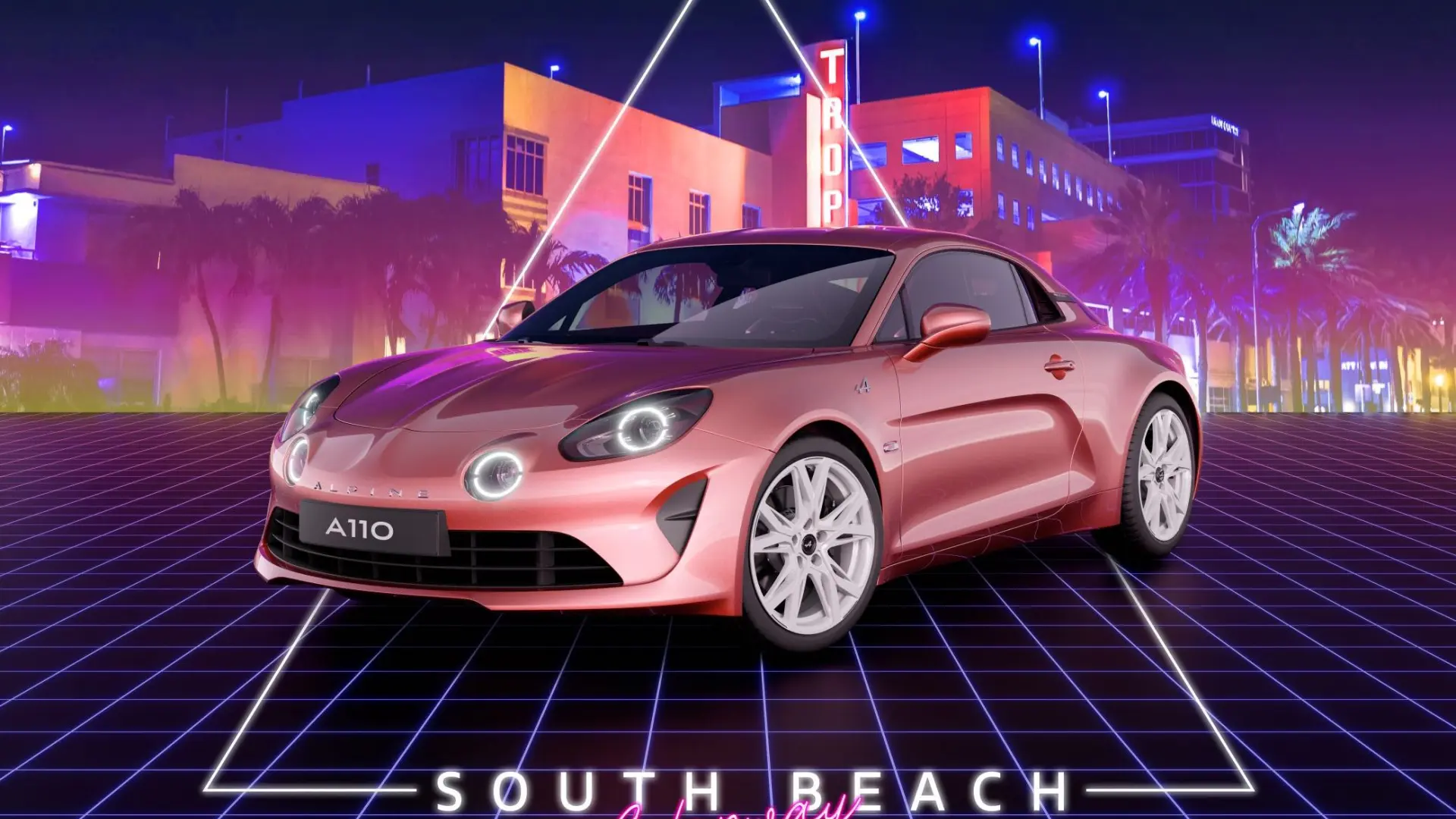 Nuevos colores inspirados en Miami para el Alpine A110