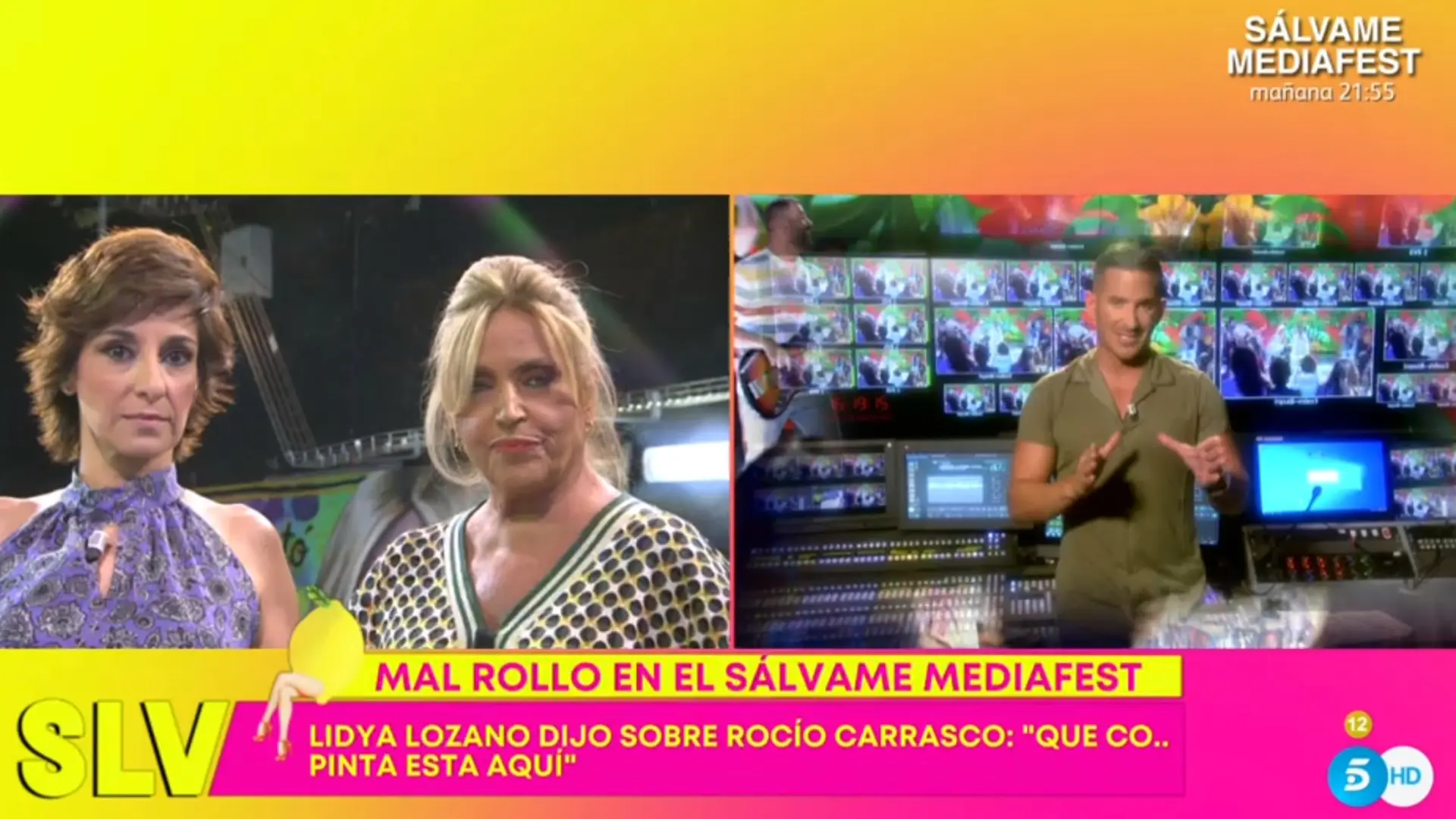Mal rollo de Lydia Lozano con Rocío Carrasco en el 'Sálvame Mediafest ...