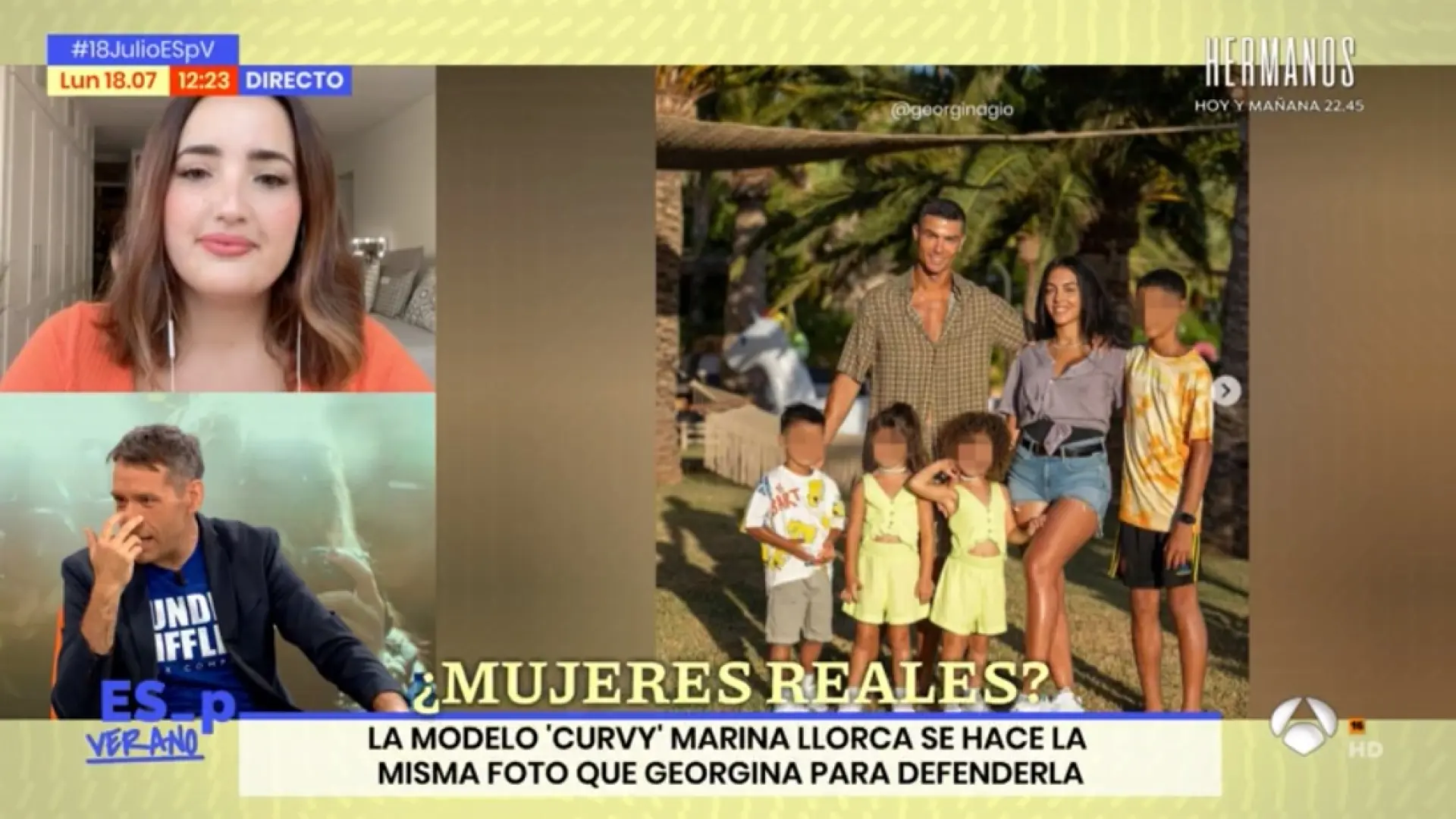 Espejo público | La modelo Marina Llorca defiende a Georgina de las críticas sobre su físico ...