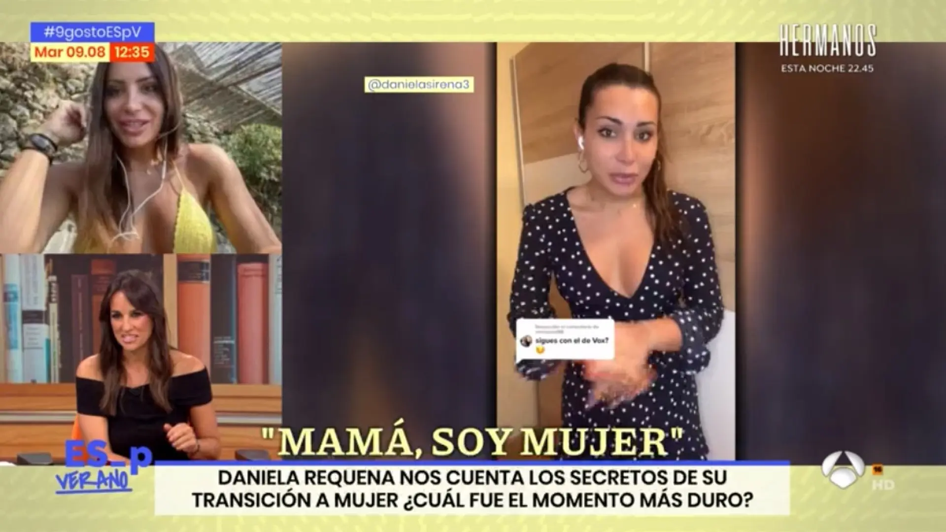 Daniela Requena presenta su libro en 'Espejo público' y manda un mensaje a la comunidad LGTBIQ+ ...