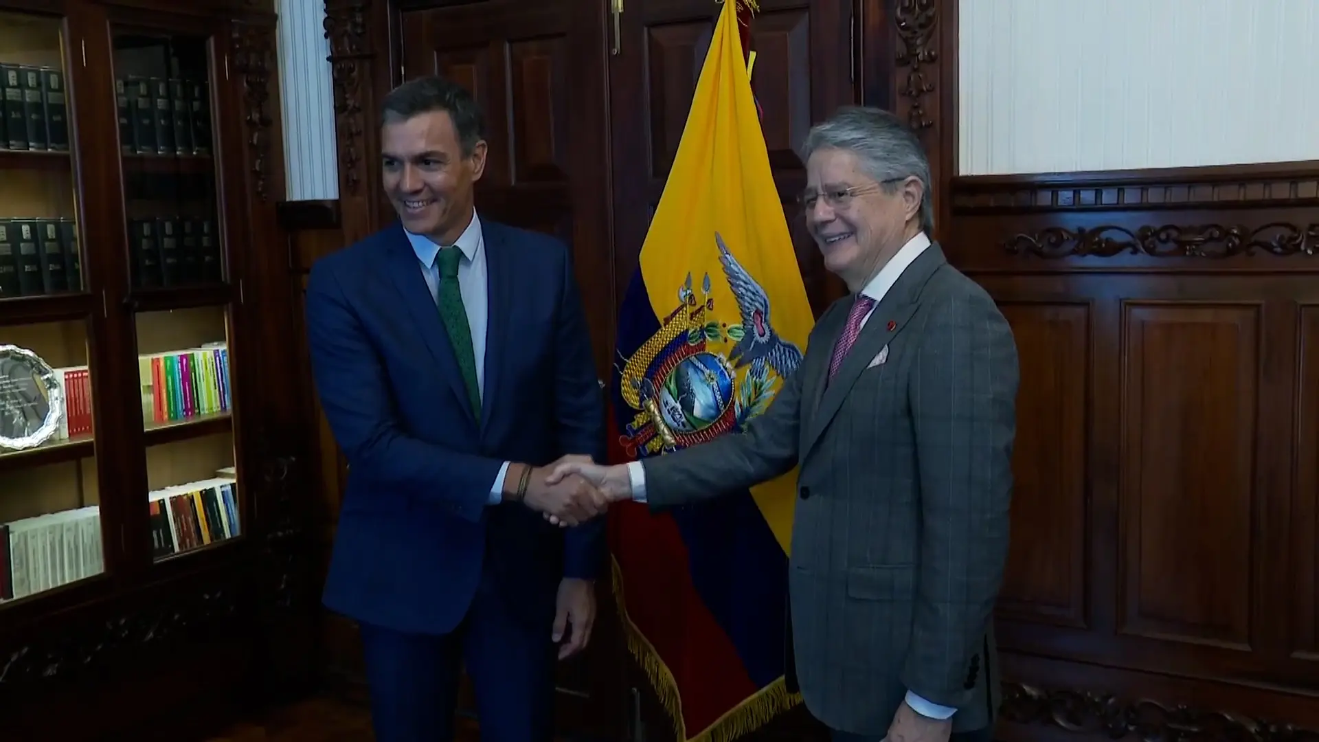 Vídeo: Encuentro bilateral de Pedro Sánchez y Guillermo Lasso en Quito