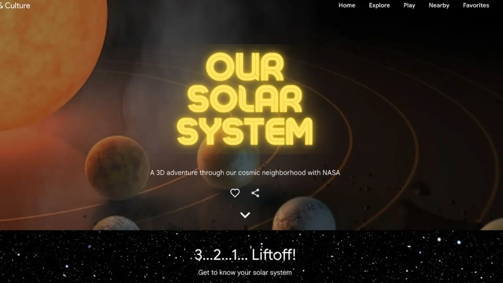 Google y la NASA se unen para mostrar el sistema solar en 3D